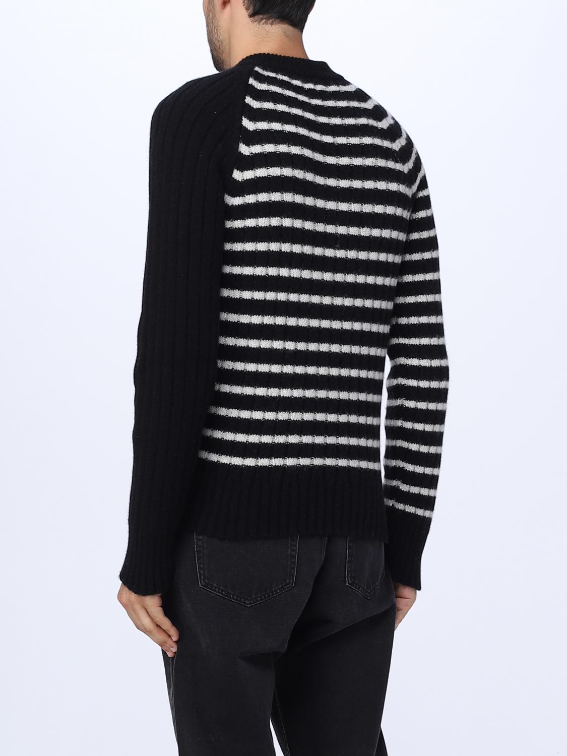 Balmain sweater in cashmere blend - Black | BU1KF090KE84 | GIGLIO.COM