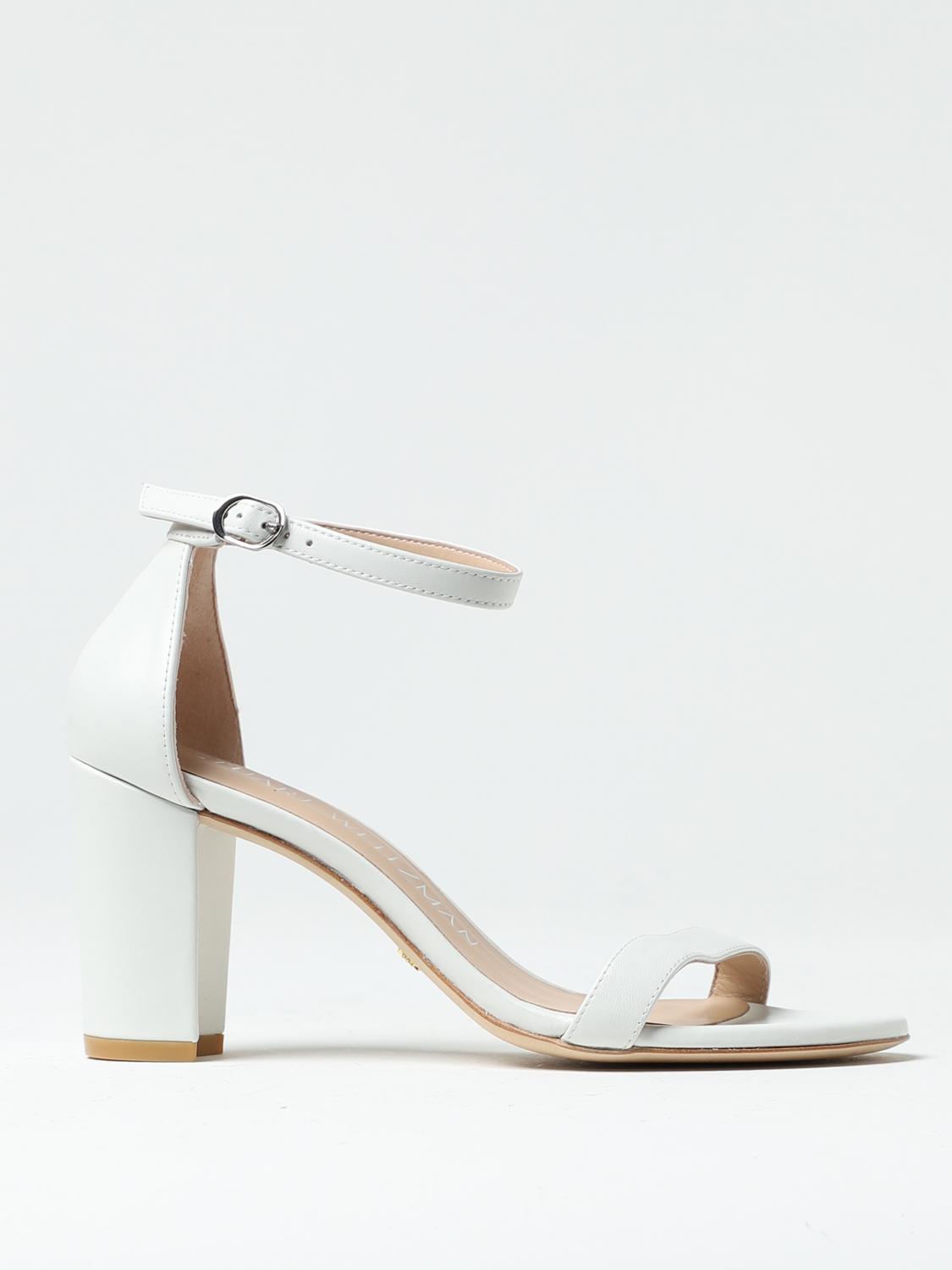 Stuart Weitzman leather sandals - White | S5516 | GIGLIO.COM