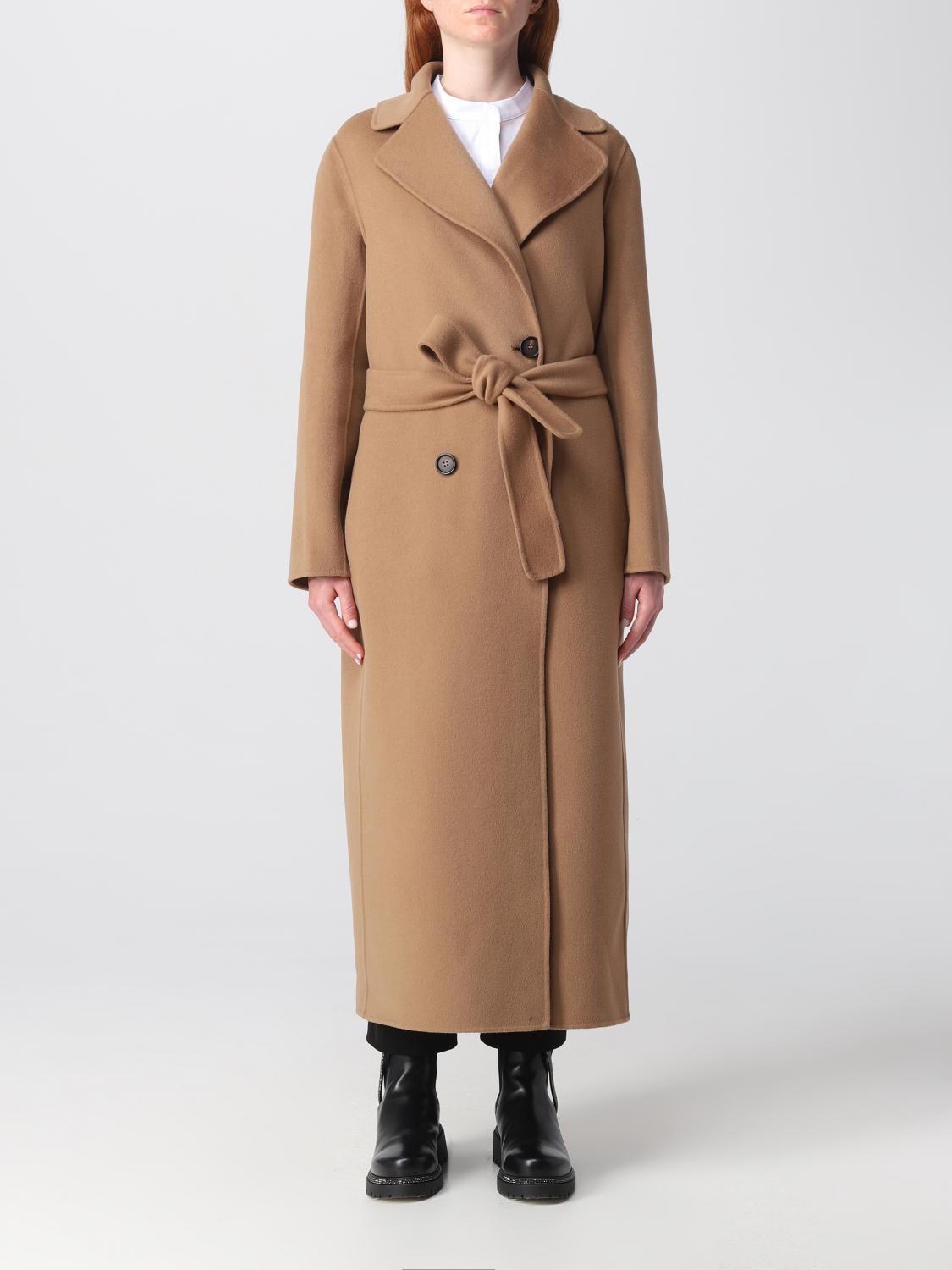 'S Max Mara Cappotto S Max Mara in lana - Marrone | 2390161539600 ...
