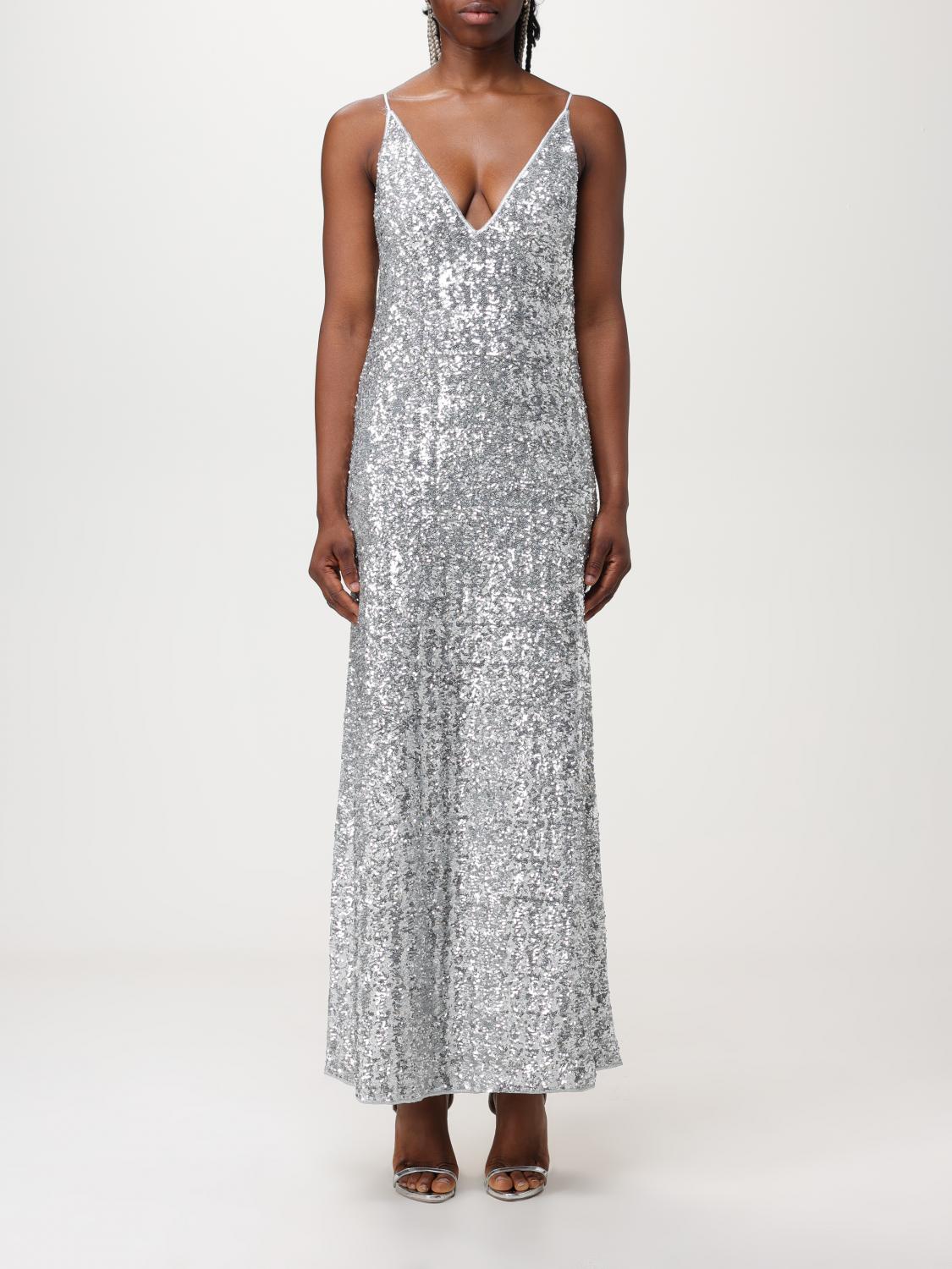 OSÉREE: Dress woman Oseree - Silver | Oséree dress PLF235 online at ...
