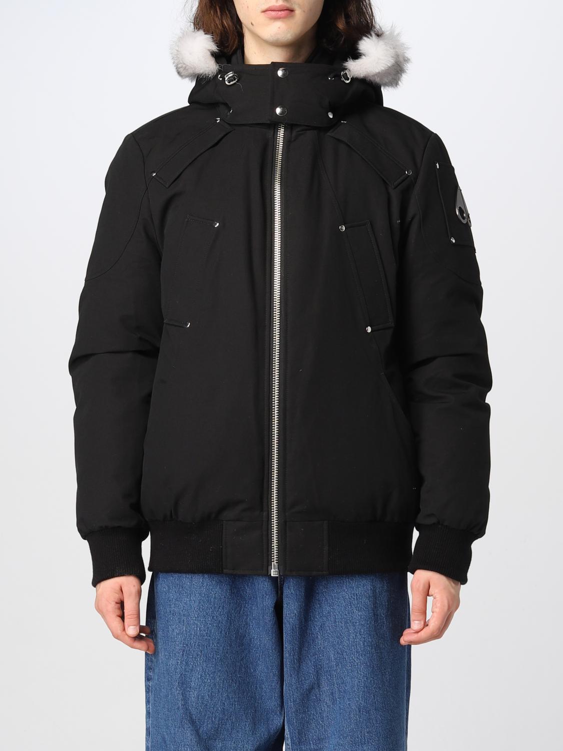 MOOSE KNUCKLES: Jacket men - Black | Moose Knuckles jacket M32MB000S ...
