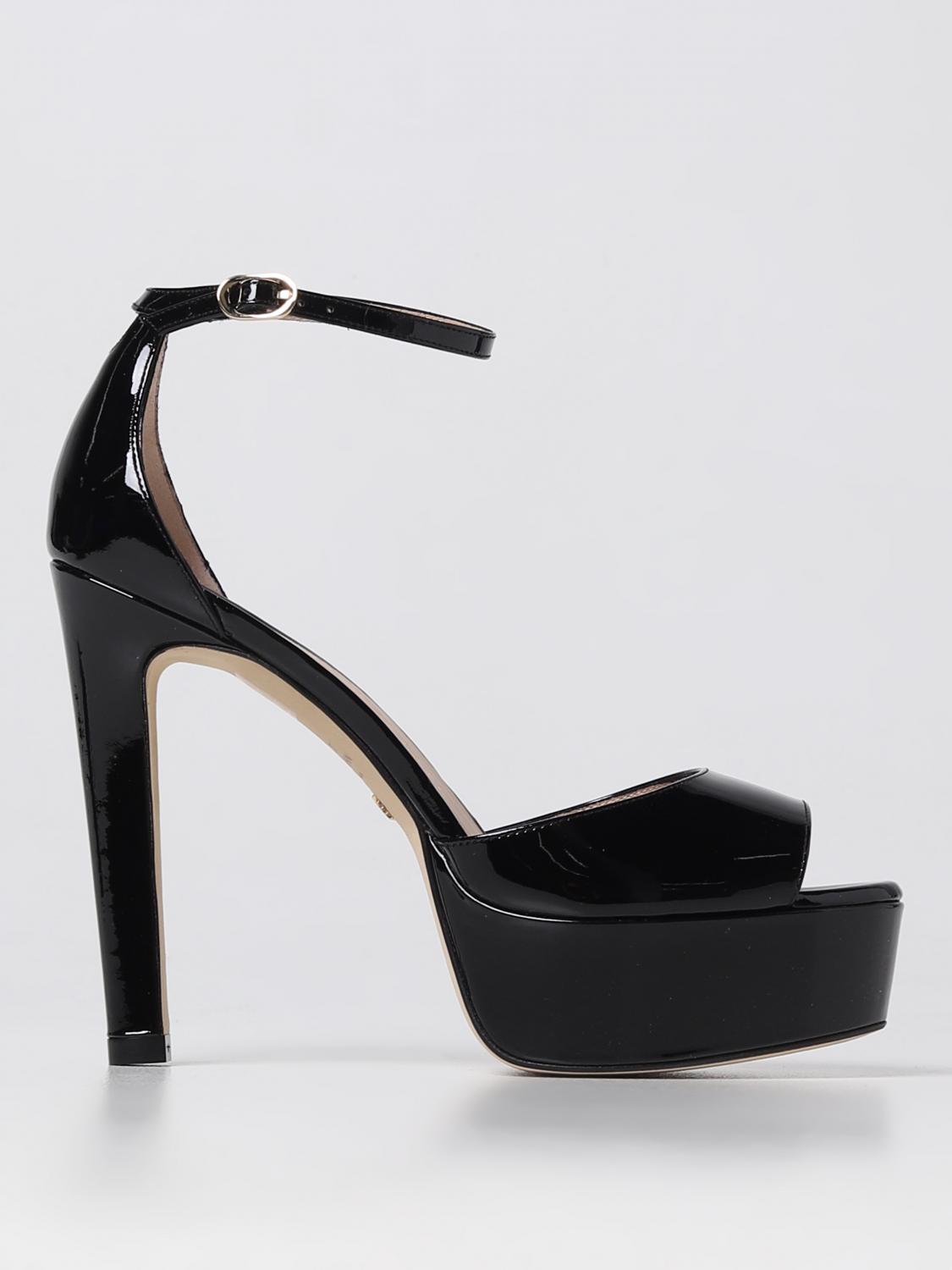 STUART WEITZMAN: Zapatos mujer , Negro | Sandalias De Tacón Stuart ...