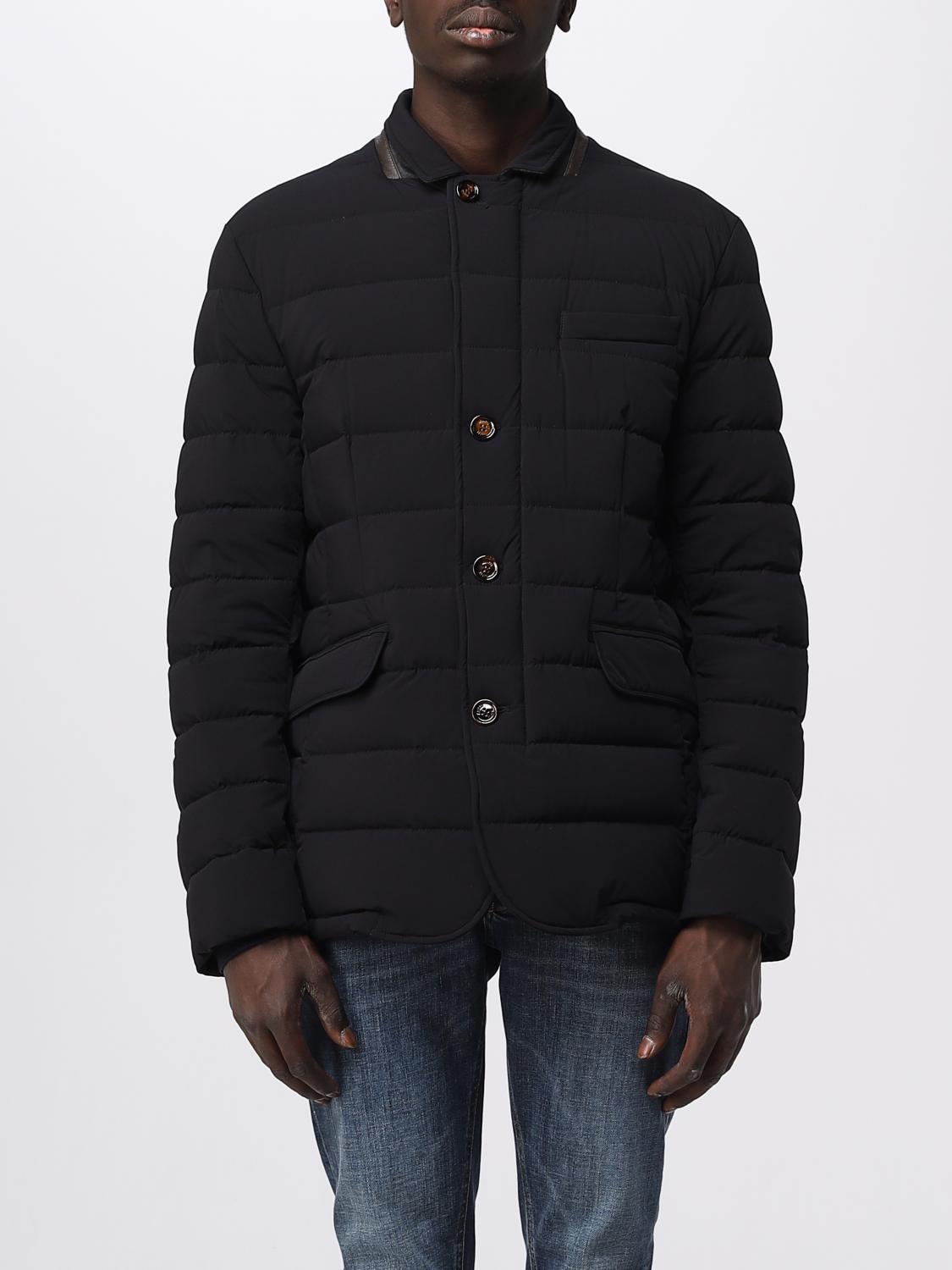 MOORER: Jacket men - Blue | Moorer jacket MOUGI100307 online at GIGLIO.COM