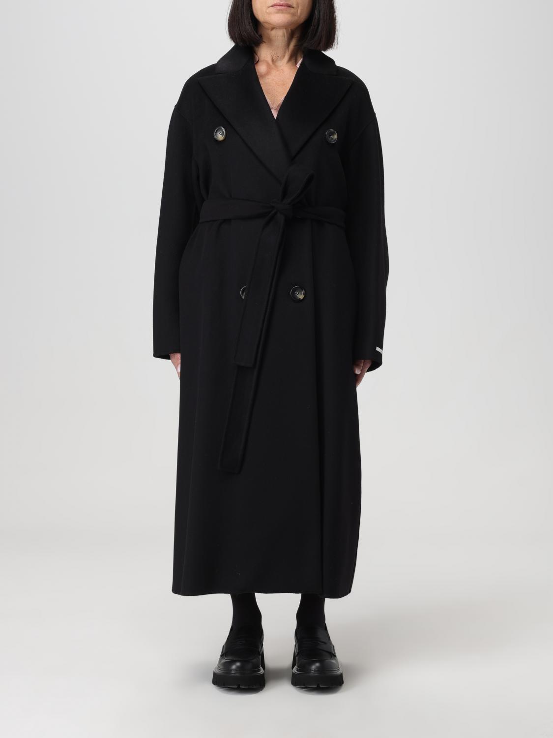 SPORTMAX: Coat woman - Black | Sportmax coat 2320160139600 online at ...