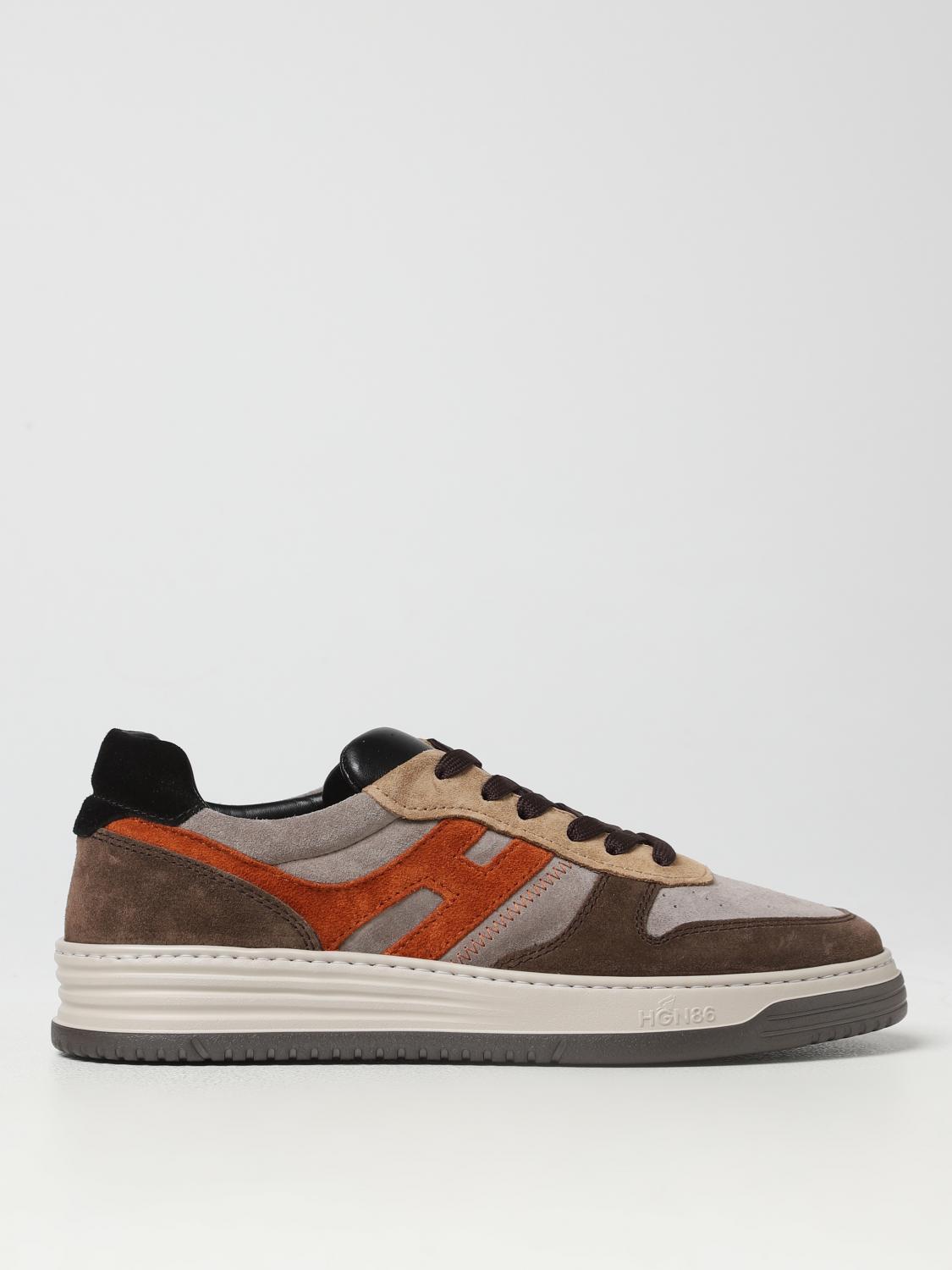 HOGAN: Trainers men - Brown | Hogan trainers HXM6300EU50PJQ online at ...