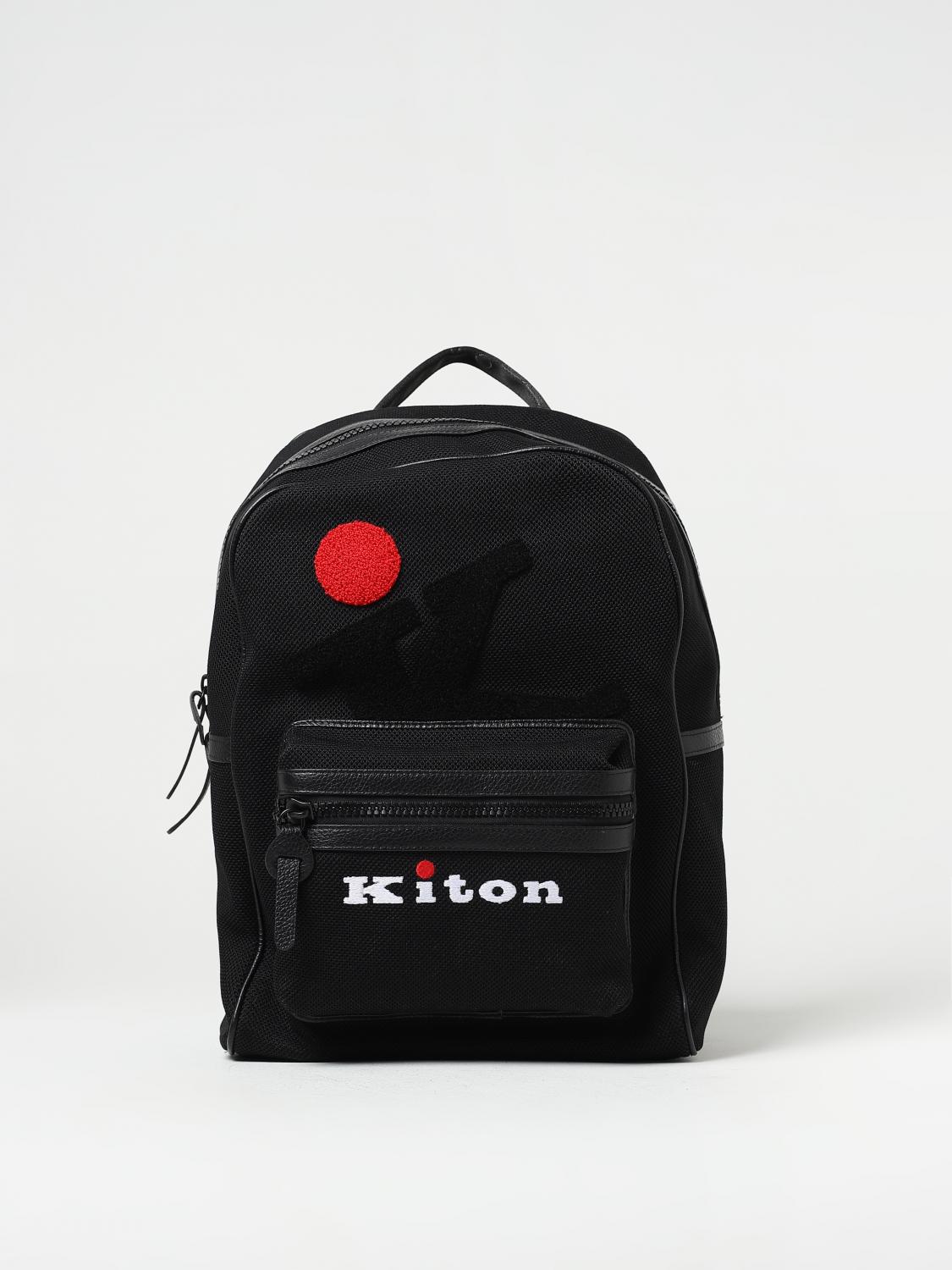 KITON: Backpack men - Black | Kiton backpack UBFITKN008680101C online ...
