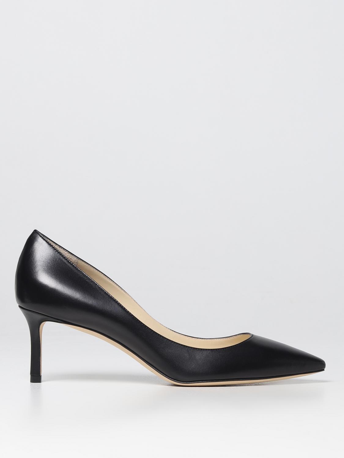 JIMMY CHOO: Romy pumps in nappa - Black | Jimmy Choo pump ROMY60KID ...