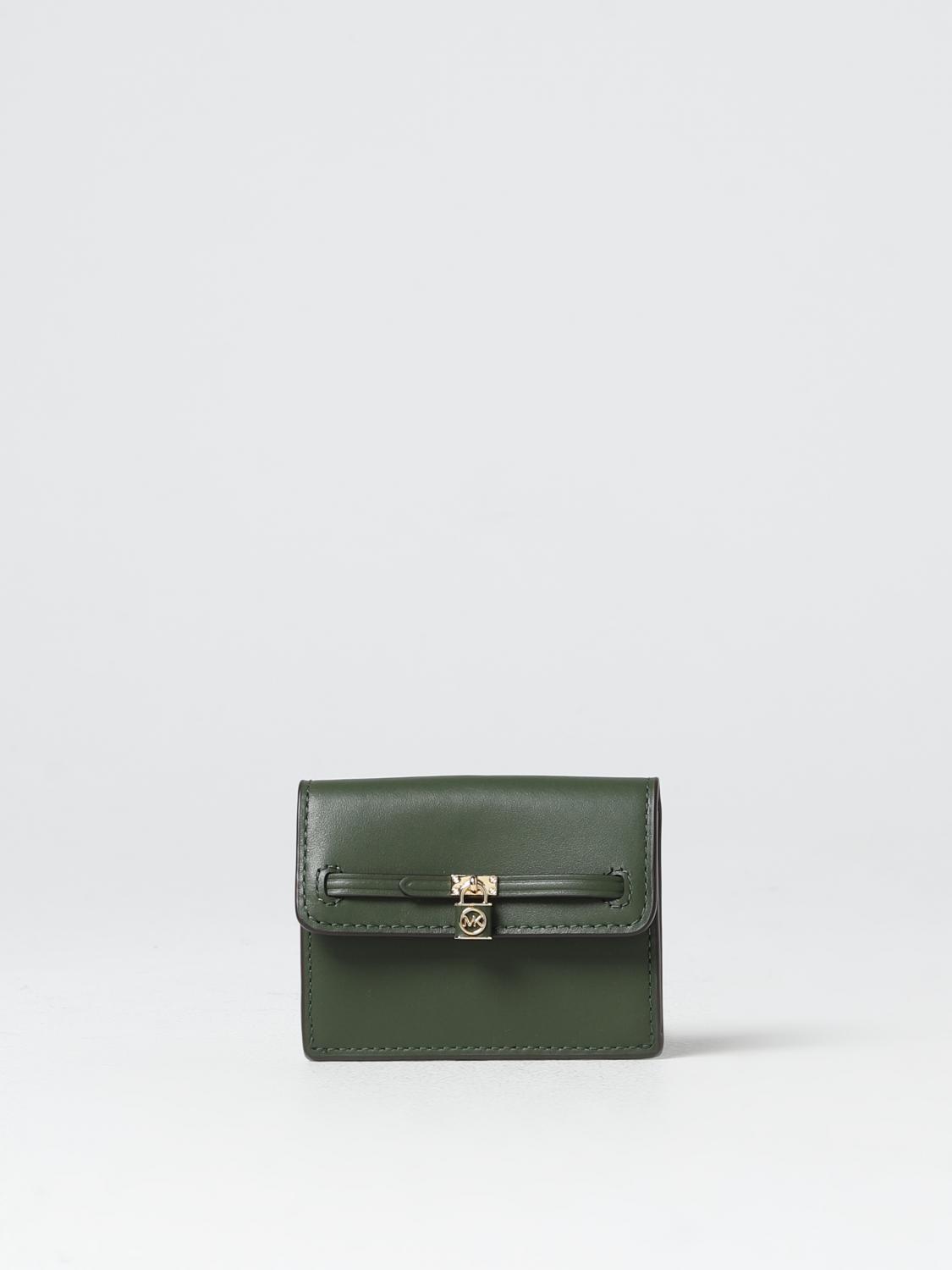 Michael kors hamilton wallet green store