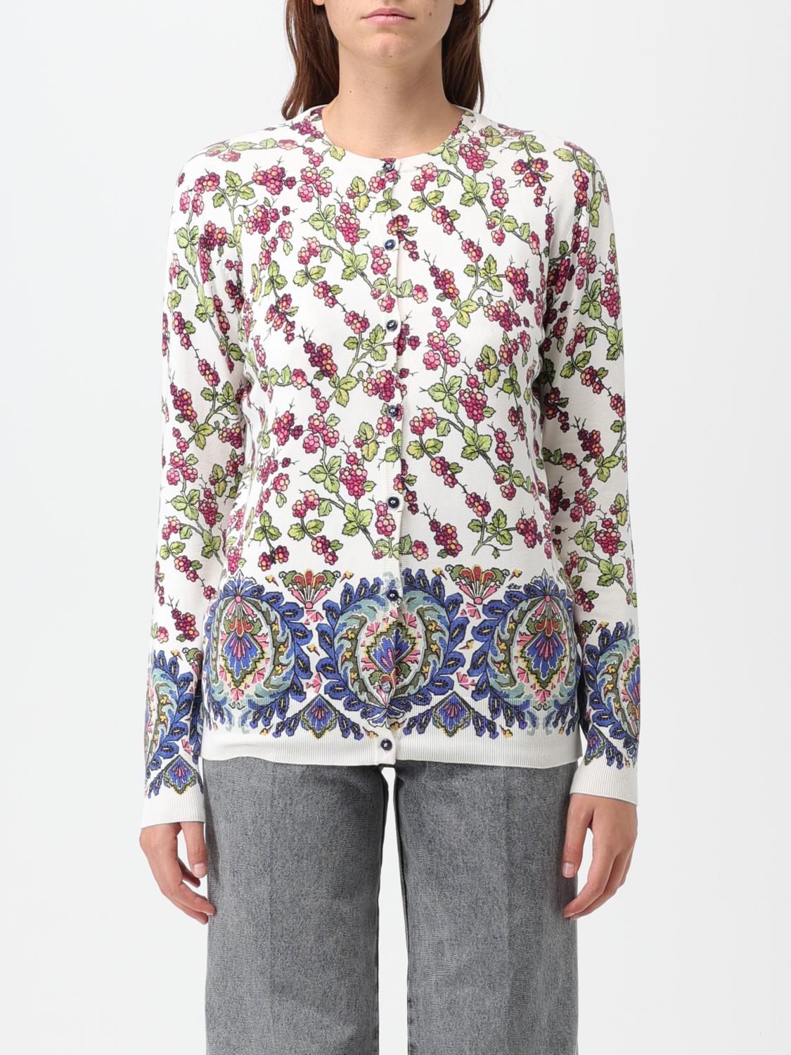 ETRO: combination jacket in silk blend with Berries and Paisley print ...