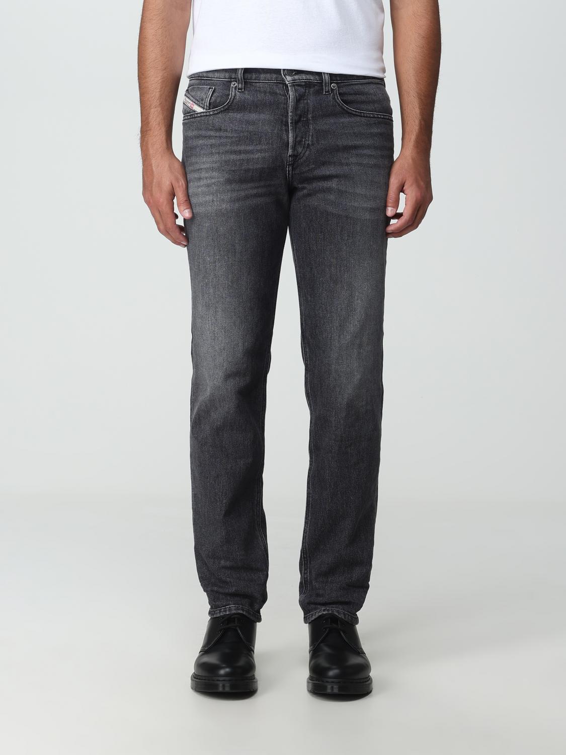 DIESEL: denim jeans - Black | Diesel jeans A1022909F84 online at GIGLIO.COM