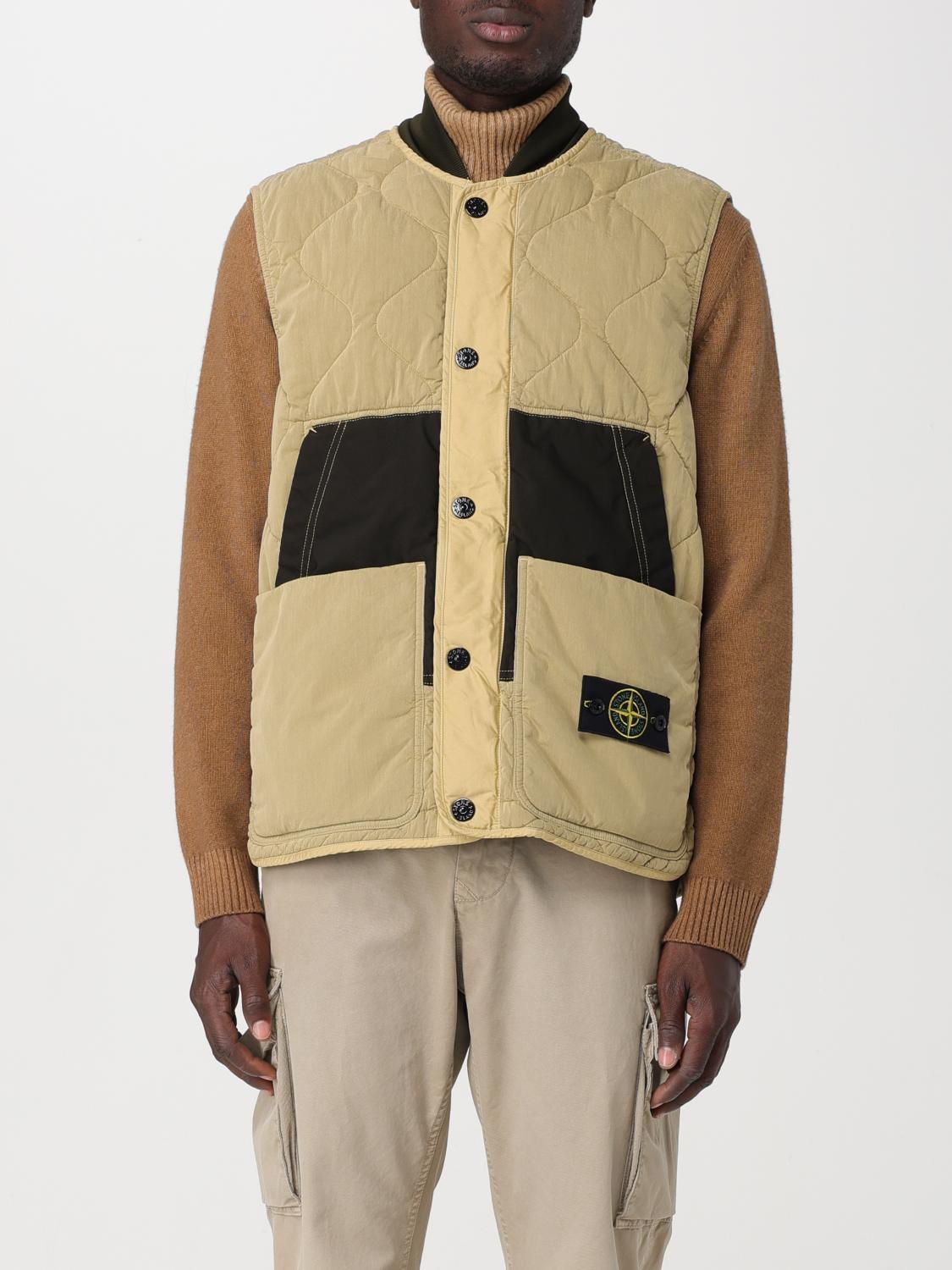 STONE ISLAND: Suit vest men - Beige | Stone Island suit vest G0133 ...