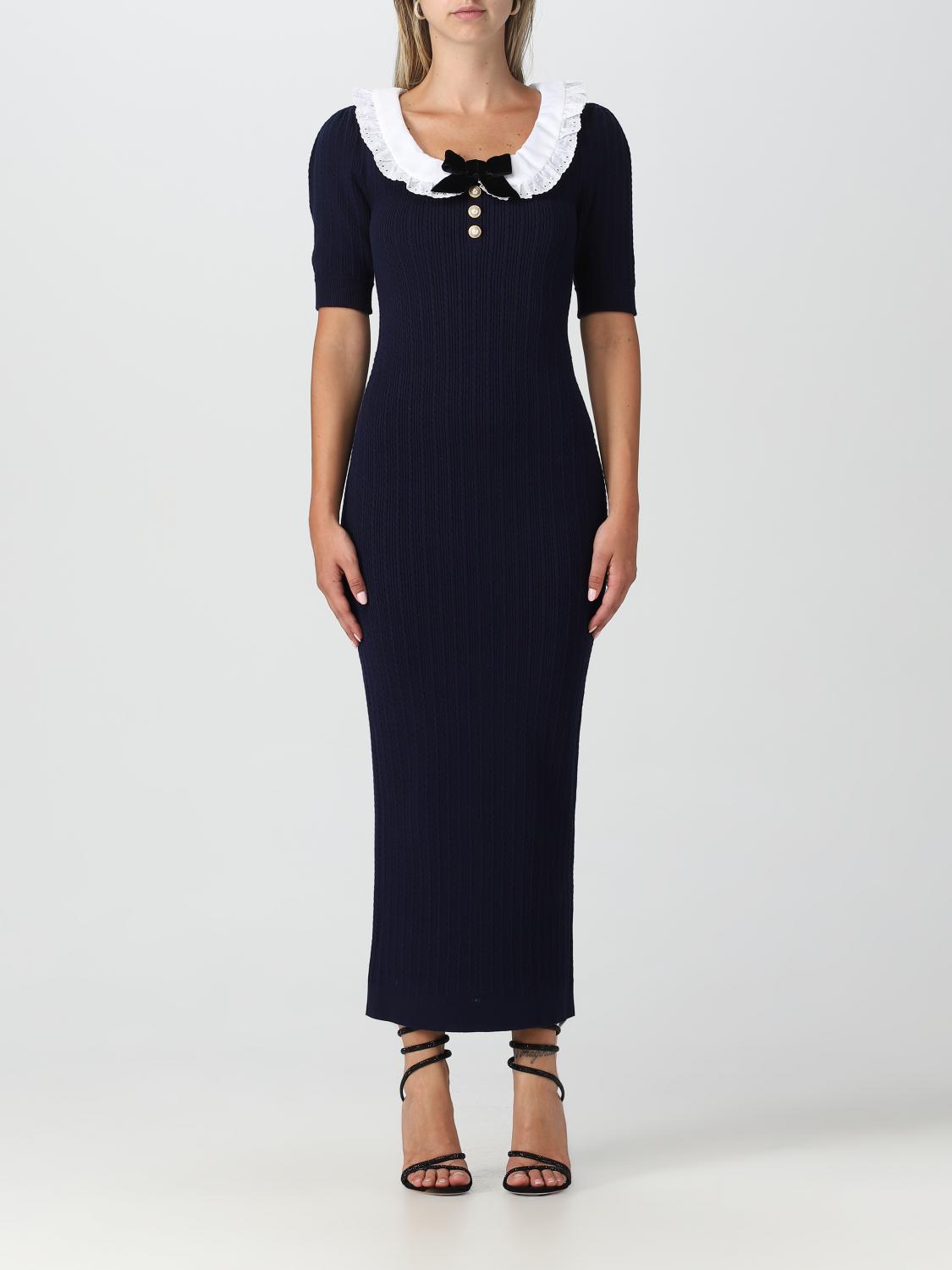 ALESSANDRA RICH: Dress woman - Blue | Alessandra Rich dress ...