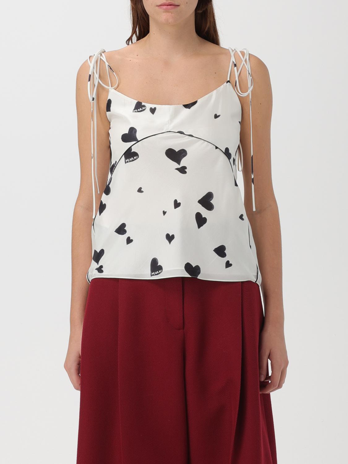 MARNI: Top woman - White | Marni top TTMA0269I0UTSG03 online at GIGLIO.COM
