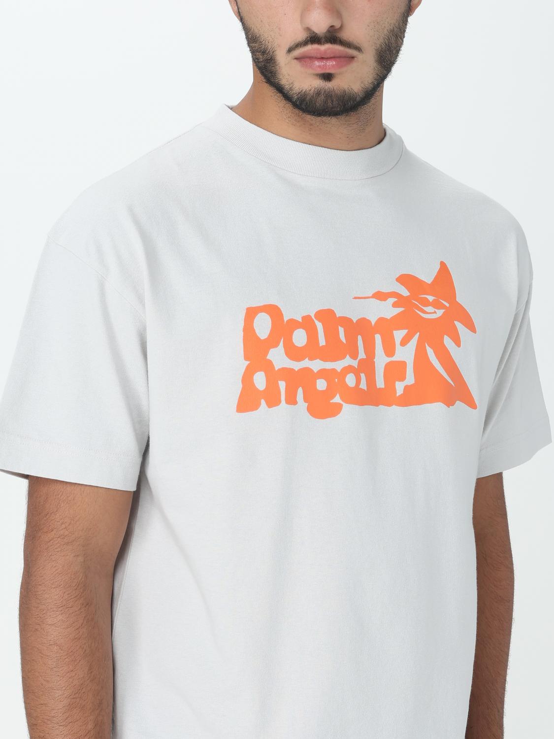 Palm Angels cotton T-shirt with graphic print - White ...
