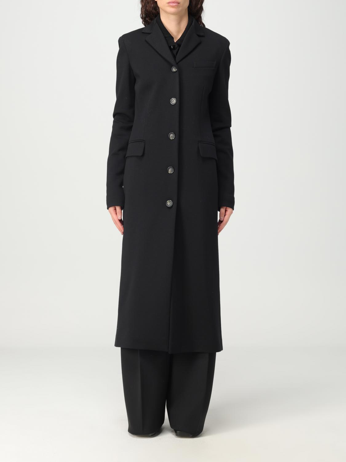 SPORTMAX: coat in stretch wool - Black | Sportmax coat 2329060133600 ...
