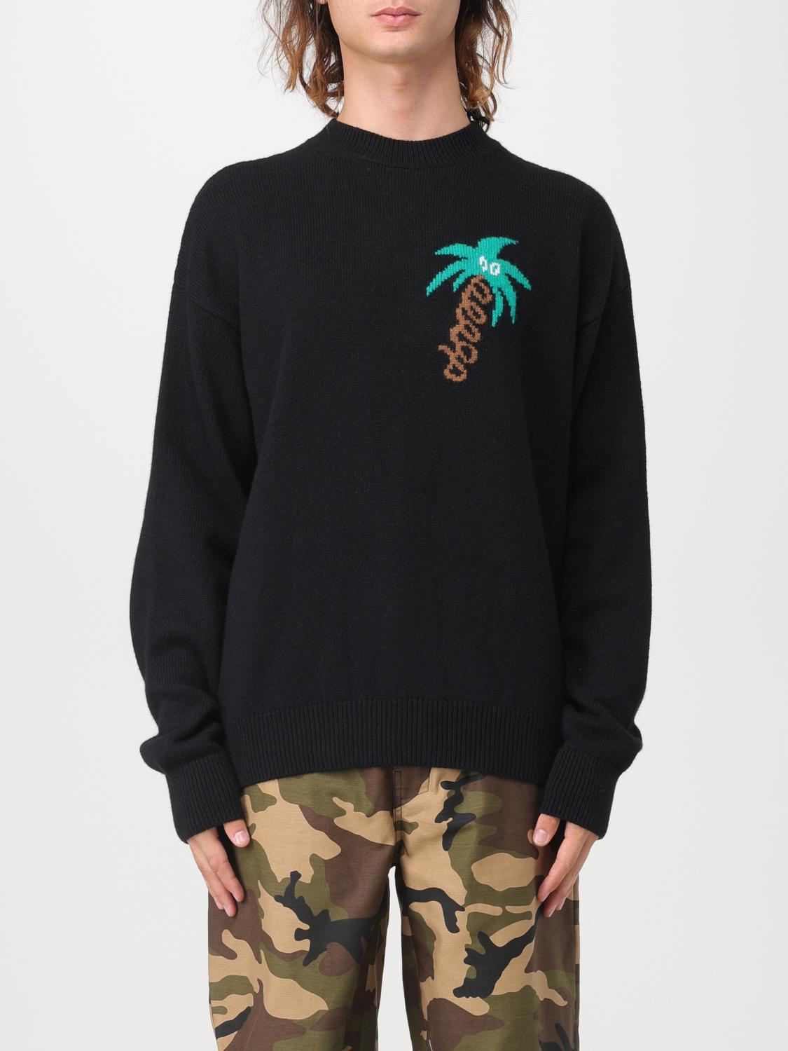 Palm Angels Jumper men - Black | PMHE054E23KNI004 | GIGLIO.COM