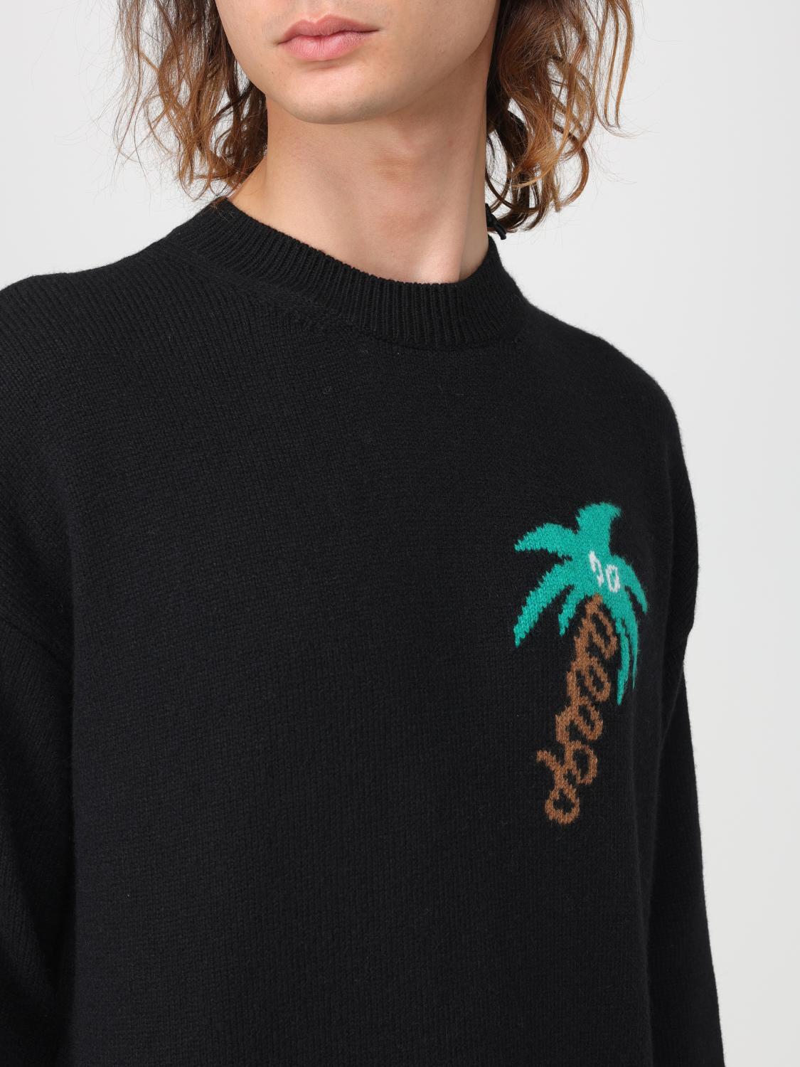 Palm Angels Jumper men - Black | PMHE054E23KNI004 | GIGLIO.COM
