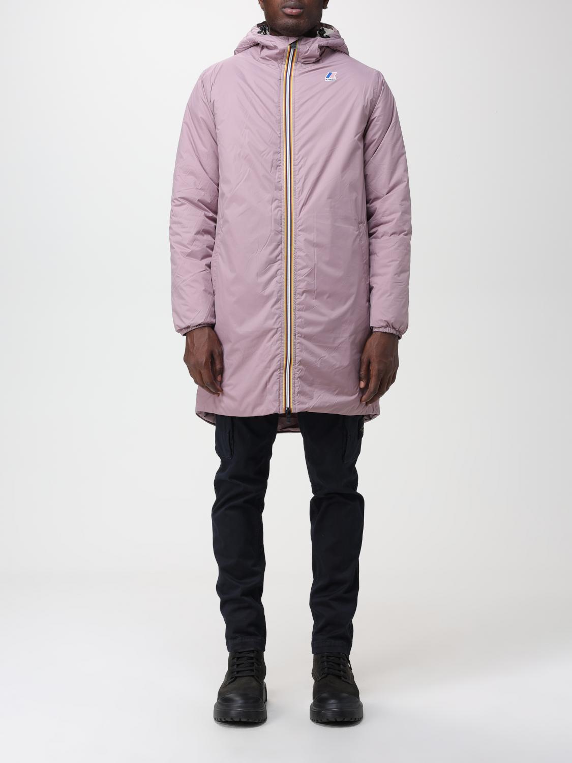 K-WAY: Coat men - Violet | K-Way jacket K3114KW online at GIGLIO.COM