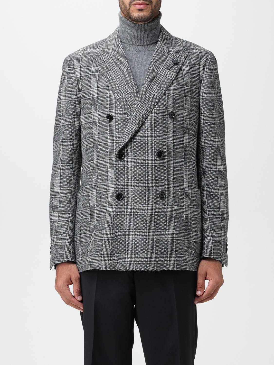 LARDINI: Jacket men - Black | Lardini blazer IT660AEITSK61546 online at ...