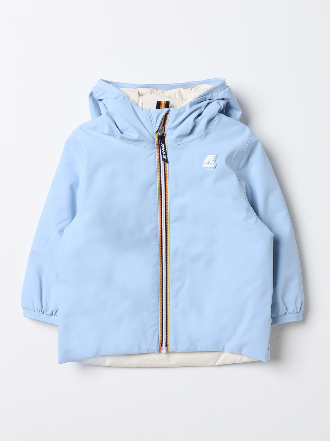 K-Way Jacket kids - Gnawed Blue | K1131XW | GIGLIO.COM
