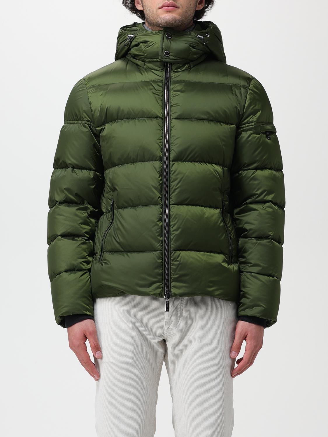 MOORER: Jacket men - Green | Moorer jacket MOUGI100134TEPA174 online at ...