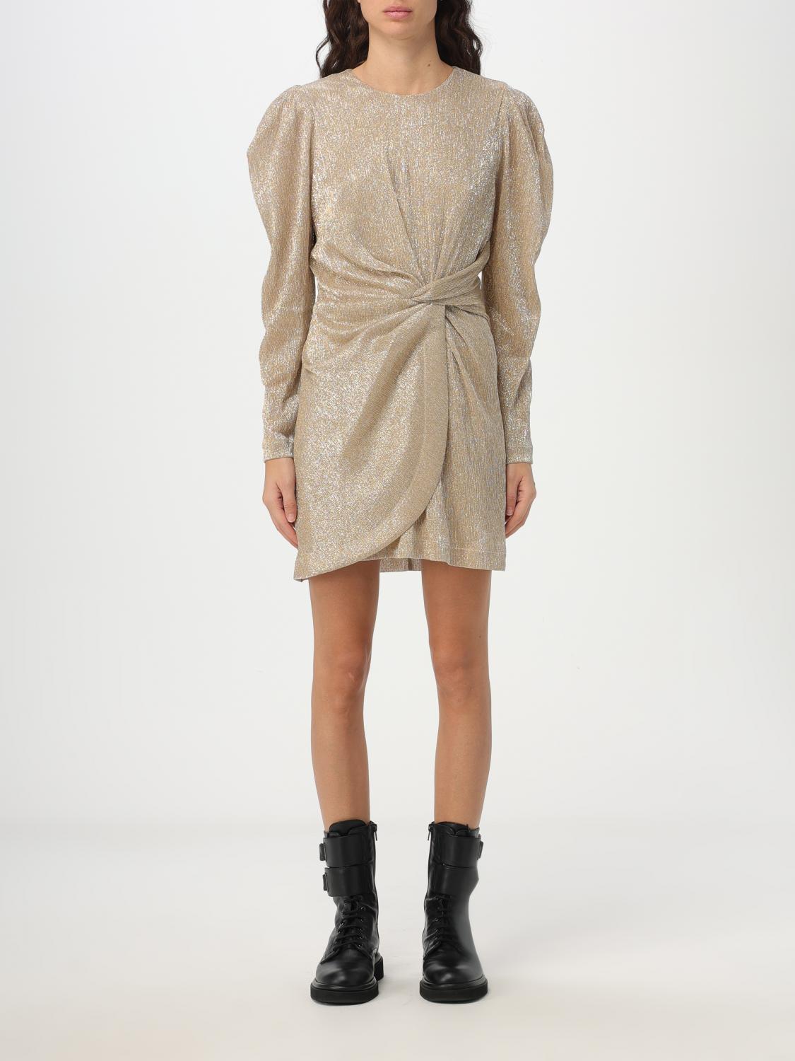 IRO: Dress woman - Gold | Iro dress WP33NOWEN online at GIGLIO.COM