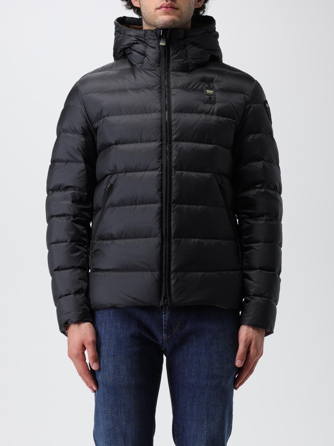 BLAUER: Jacket men - Black | Blauer jacket 23WBLUC03075006047 online at ...