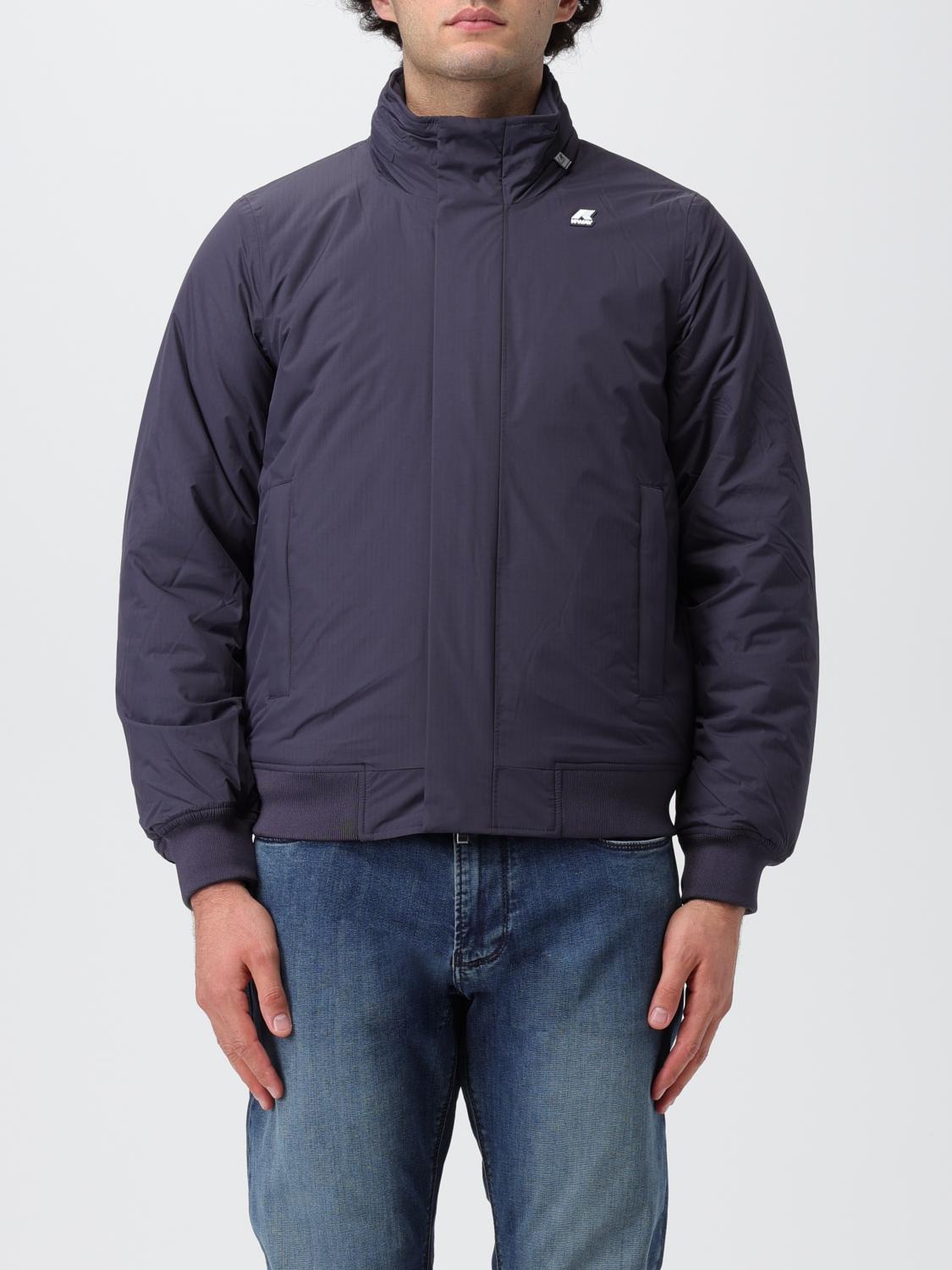 K-WAY: Jacket men - Blue | K-Way jacket K3127SW online at GIGLIO.COM
