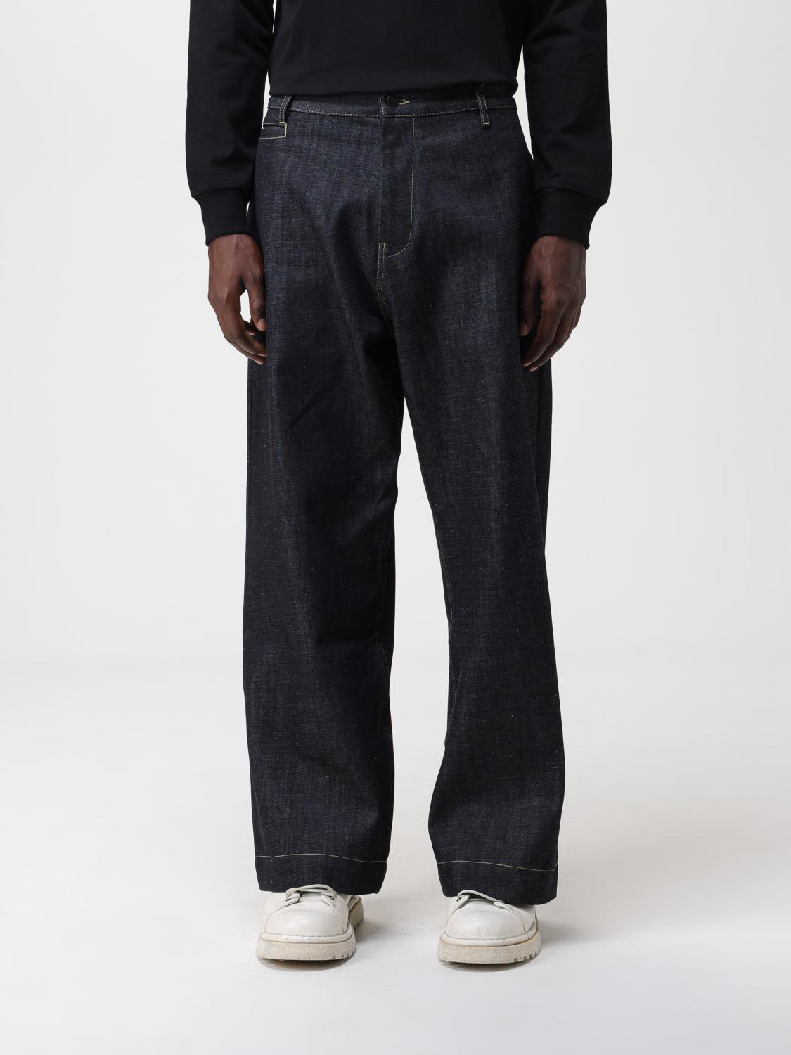 STUDIO NICHOLSON: Jeans men - Indigo | Studio Nicholson jeans PYAD ...