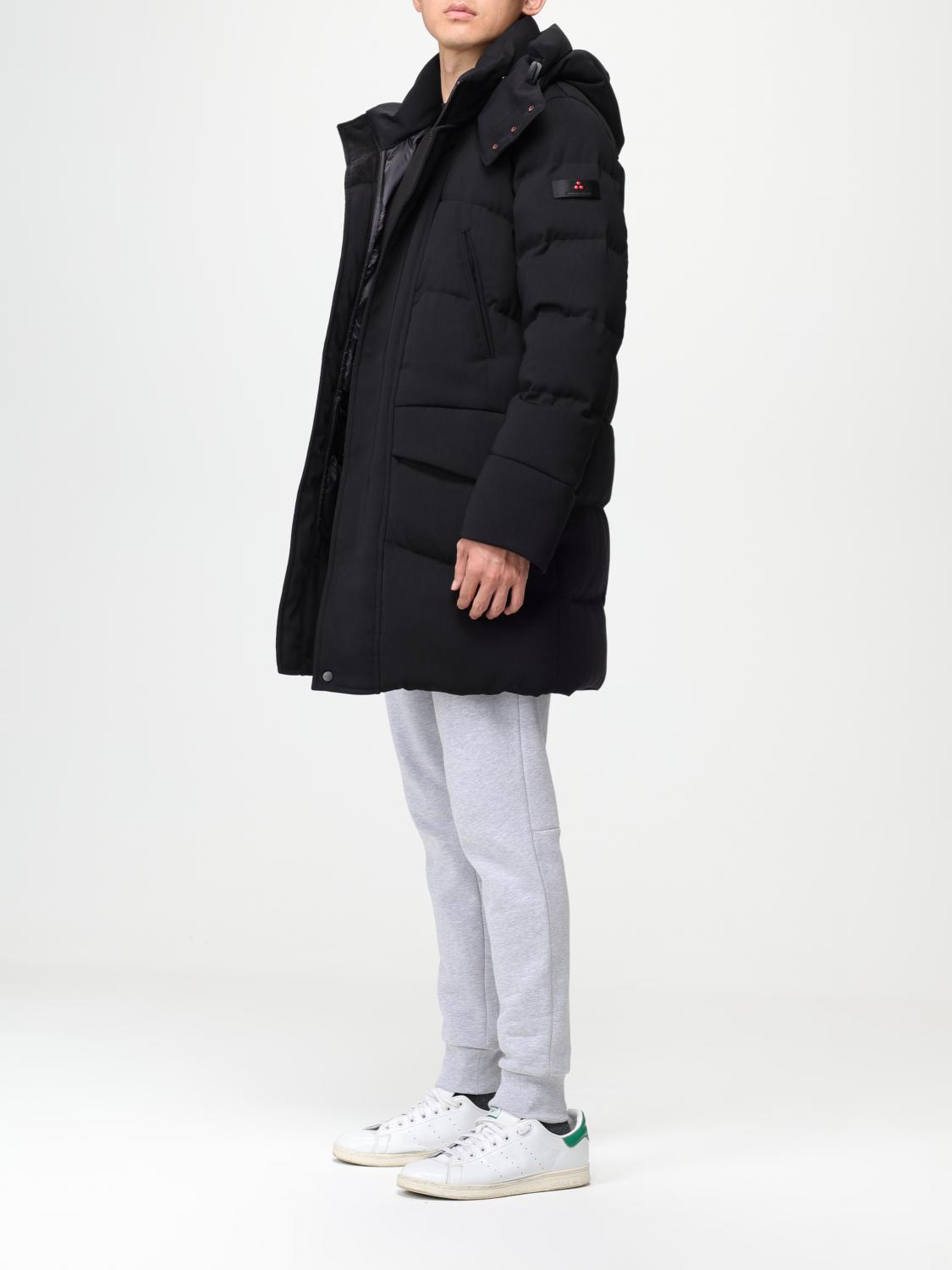 PEUTEREY: Coat men - Black | Peuterey jacket PEU485501181868 online at ...