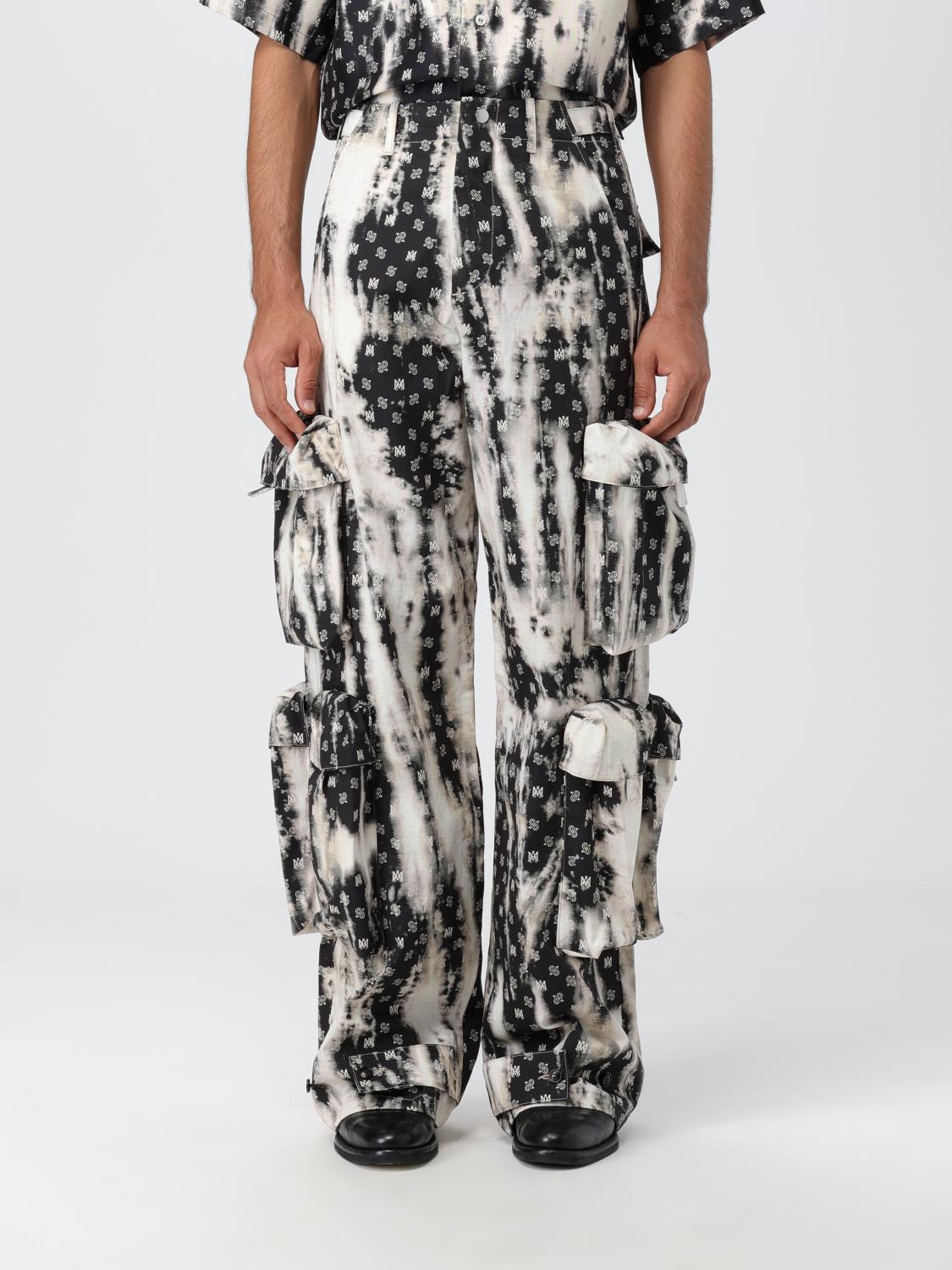 AMIRI: Pants men - Black | Amiri pants PF23MAW016 online at GIGLIO.COM