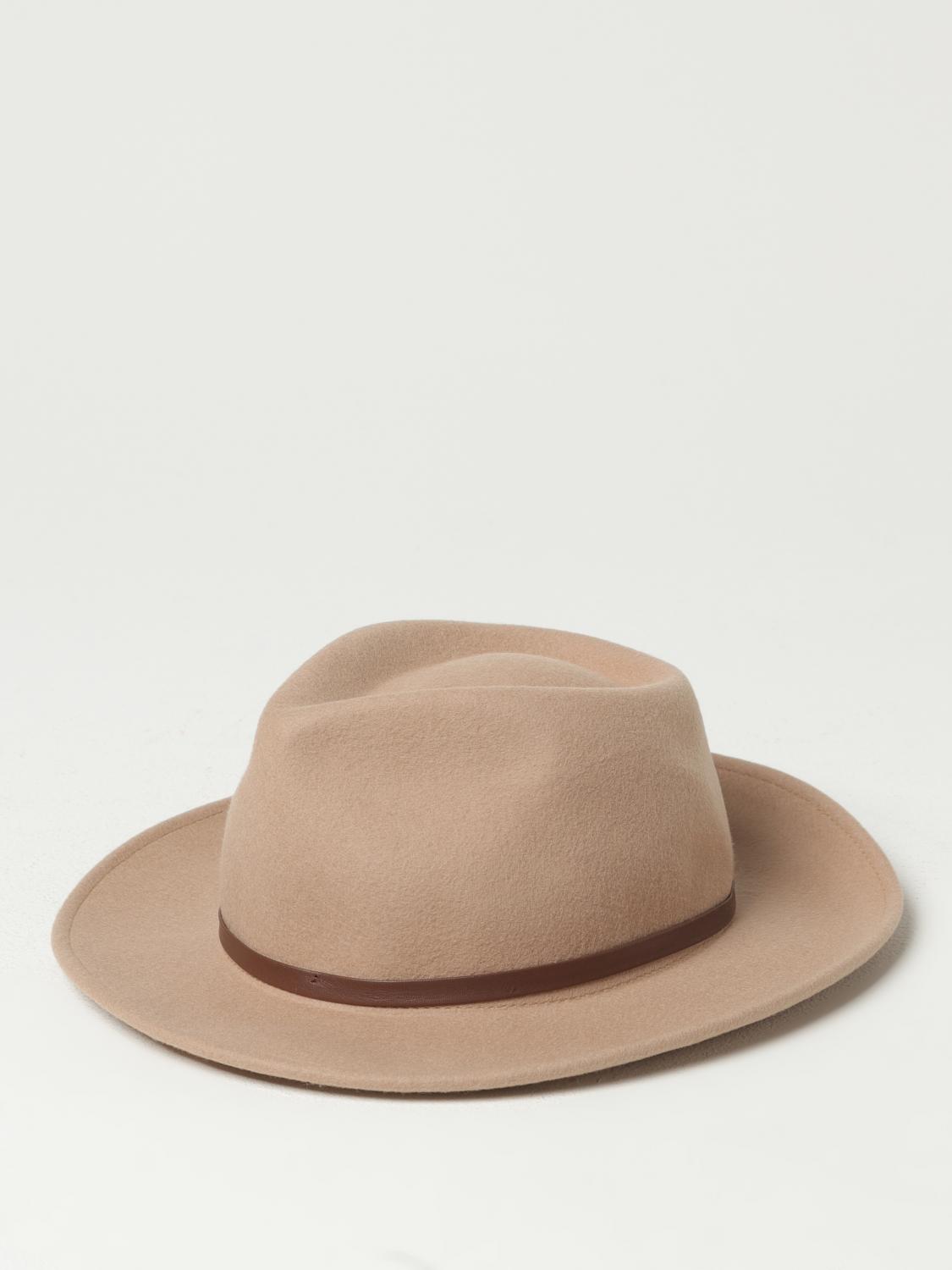 COCCINELLE: Cappello in feltro di lana - Beige | Cappello Coccinelle ...