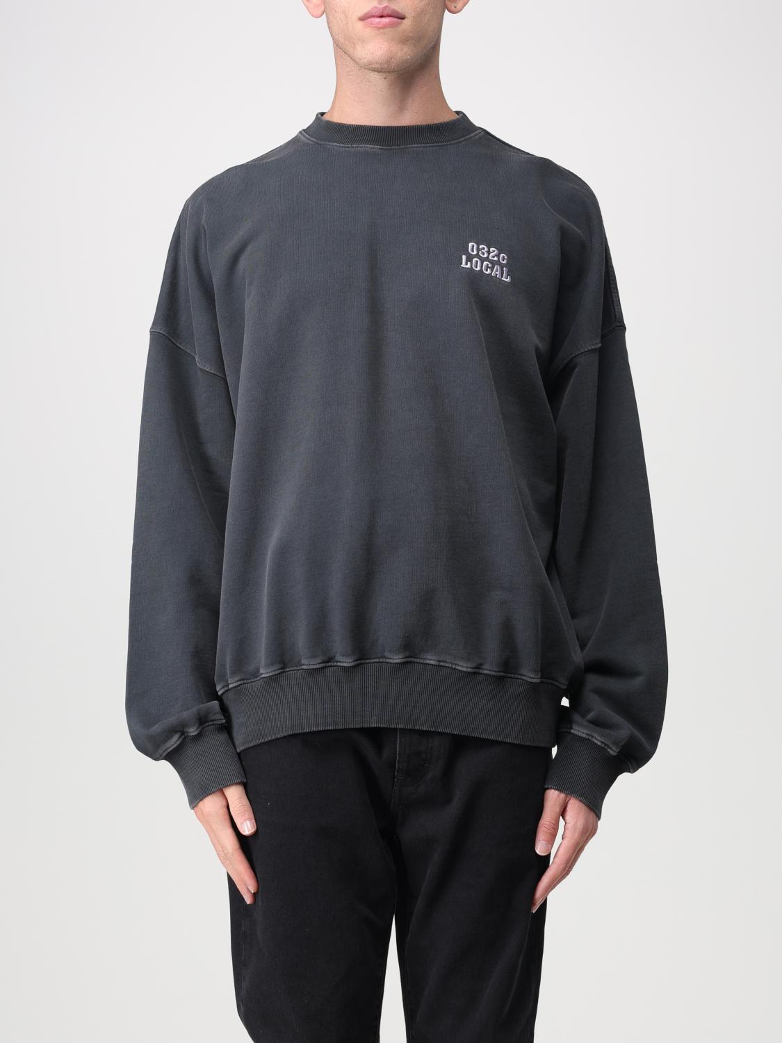 032C: Sweater men - Black | 032C sweater C2020 online at GIGLIO.COM