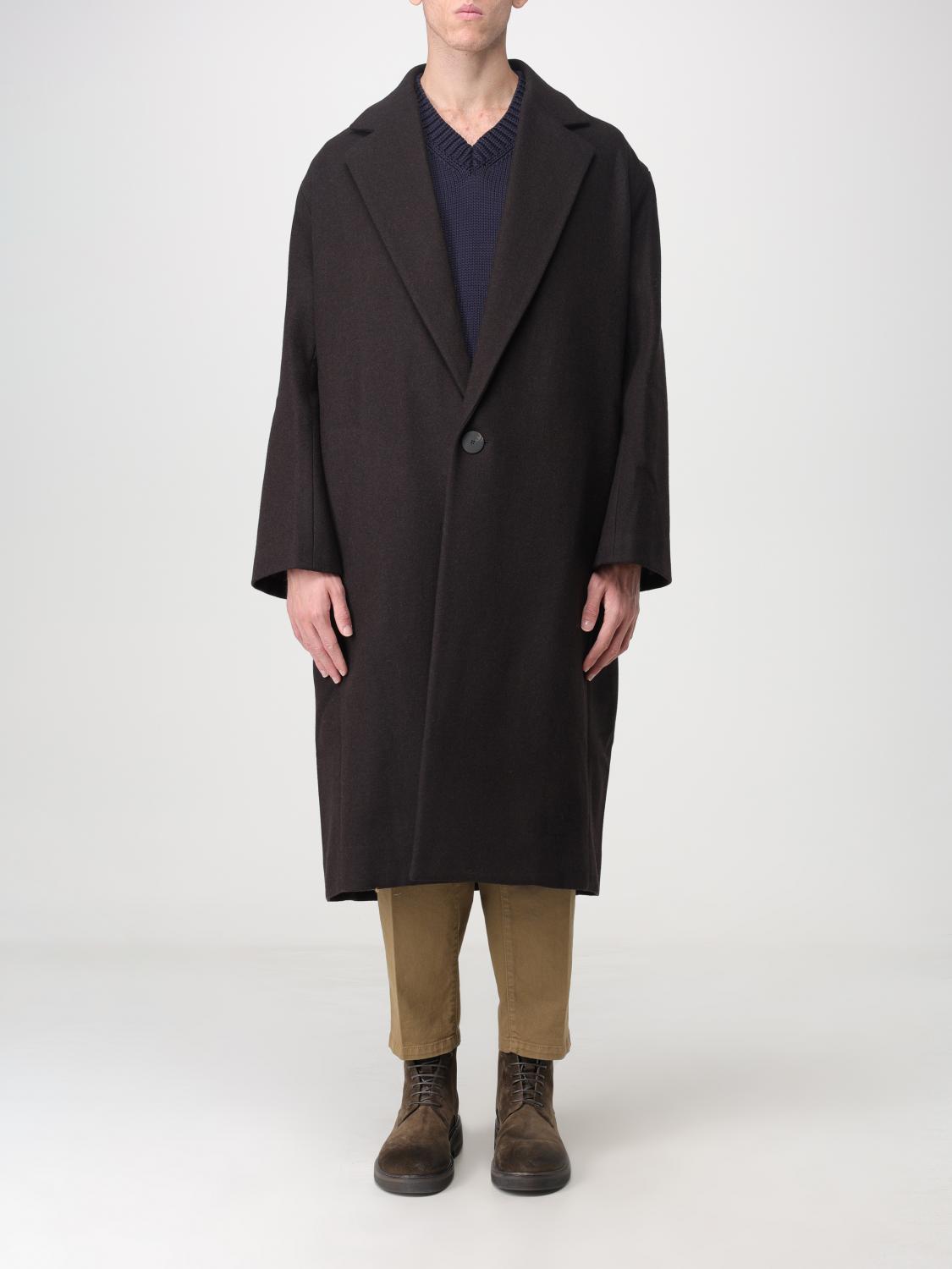 STUDIO NICHOLSON: Coat men - Brown | Studio Nicholson coat NOTCHSNM ...
