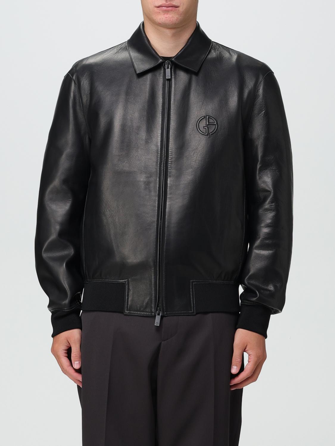 GIORGIO ARMANI: Jacket men - Black | Giorgio Armani jacket H4SR85ESP85 ...
