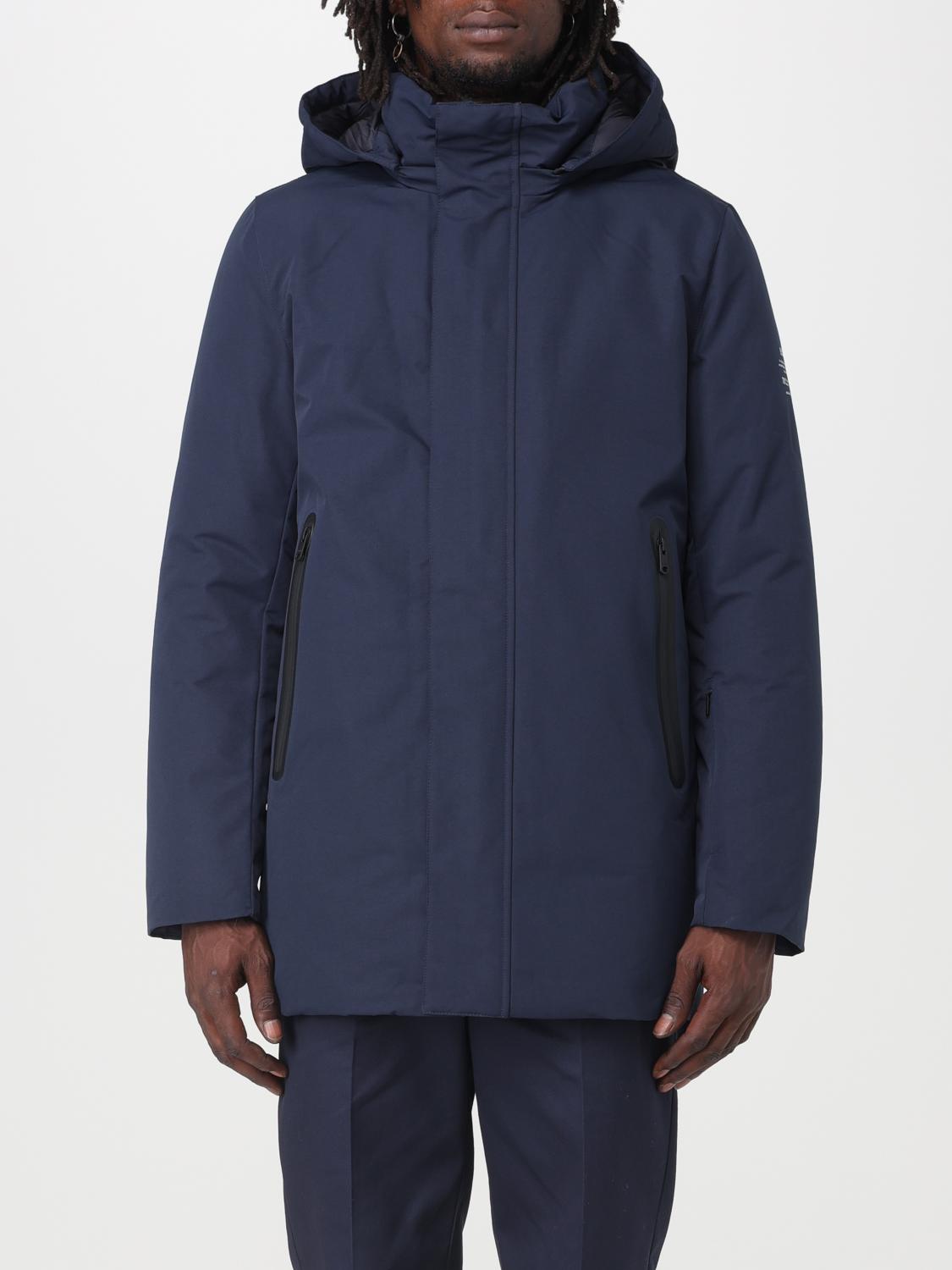Ecoalf Coat men - Blue | GAJKPARKO0255MW23 | GIGLIO.COM