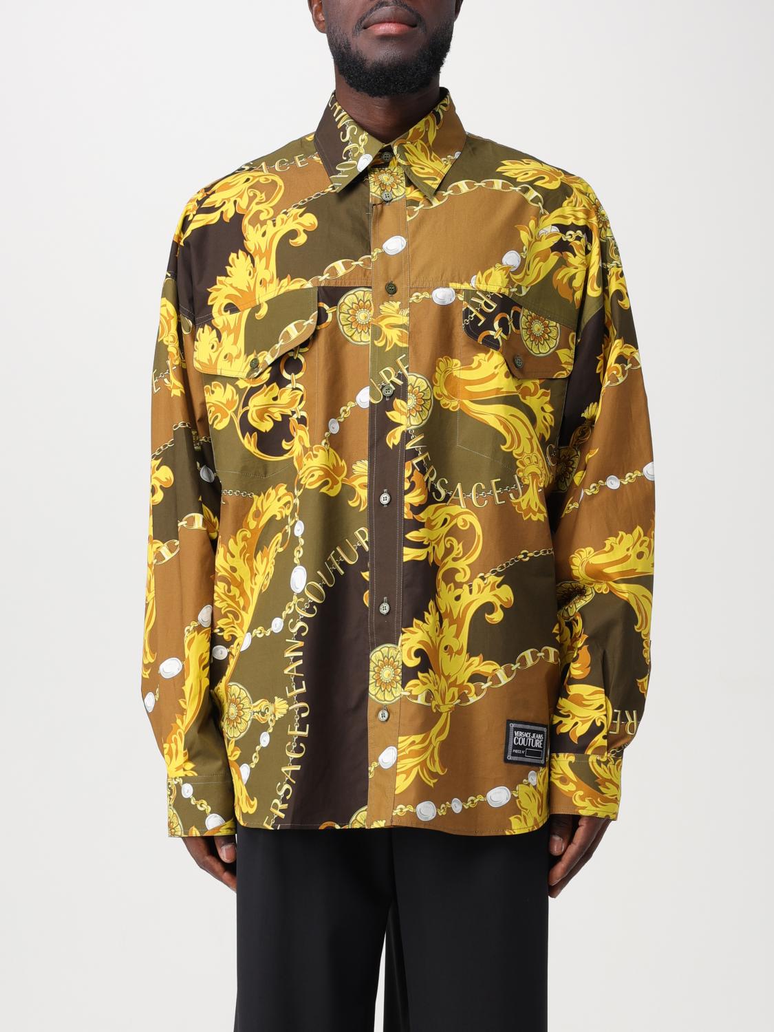 Versace Jeans Couture Outlet: Shirt men - Multicolor | Versace Jeans Couture shirt 75GAL216NS277 ...