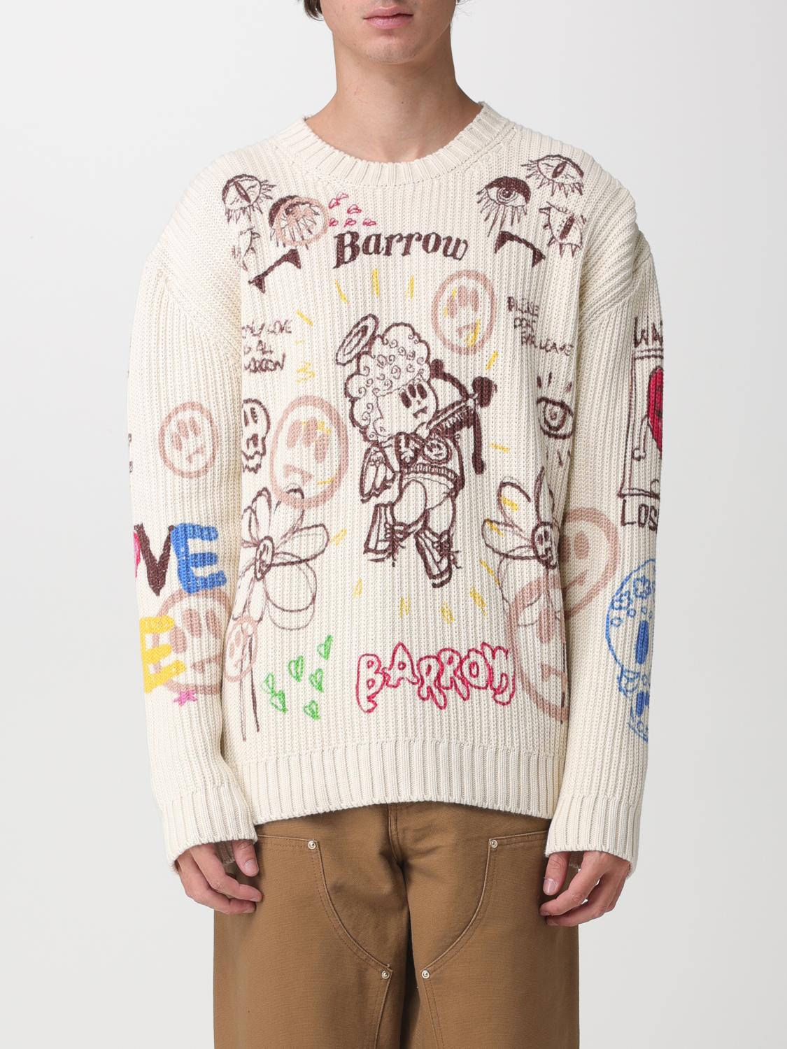 BARROW: Sweater men - Cream | Barrow sweater F3BWUAJP024 online at ...