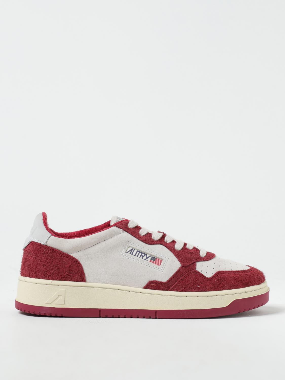 AUTRY: Medalist 01 sneakers in suede - Red | Autry sneakers AULMSH06 ...