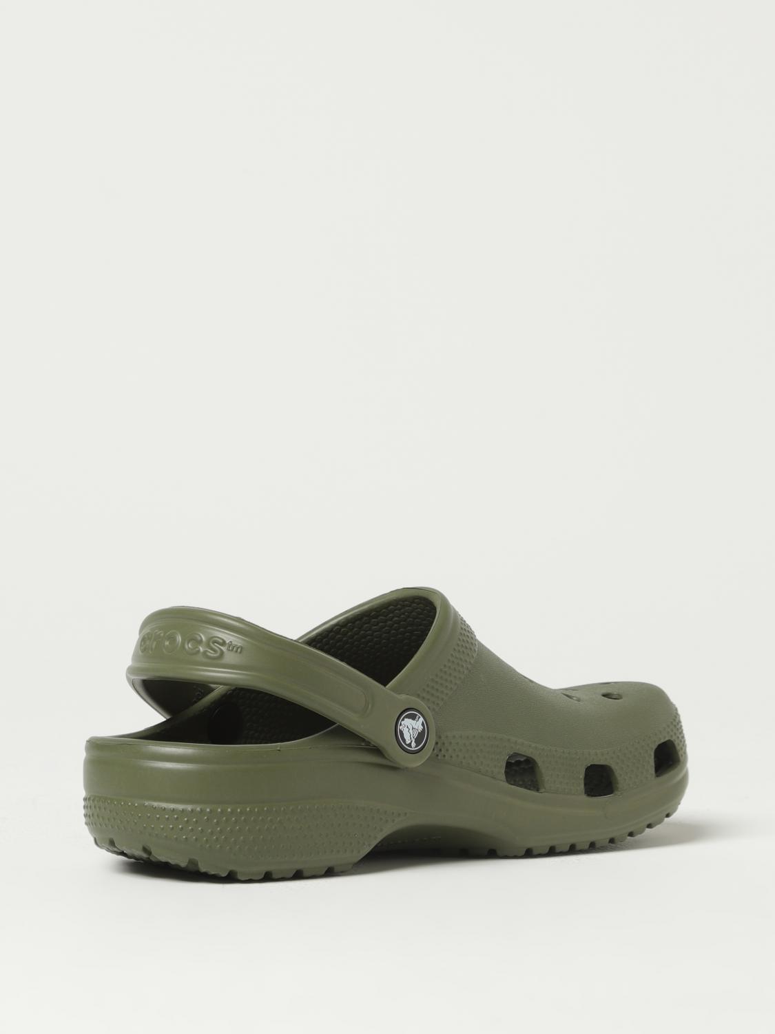 CROCS: Sandals men - Military | Crocs flat shoes CR.10001 online at ...