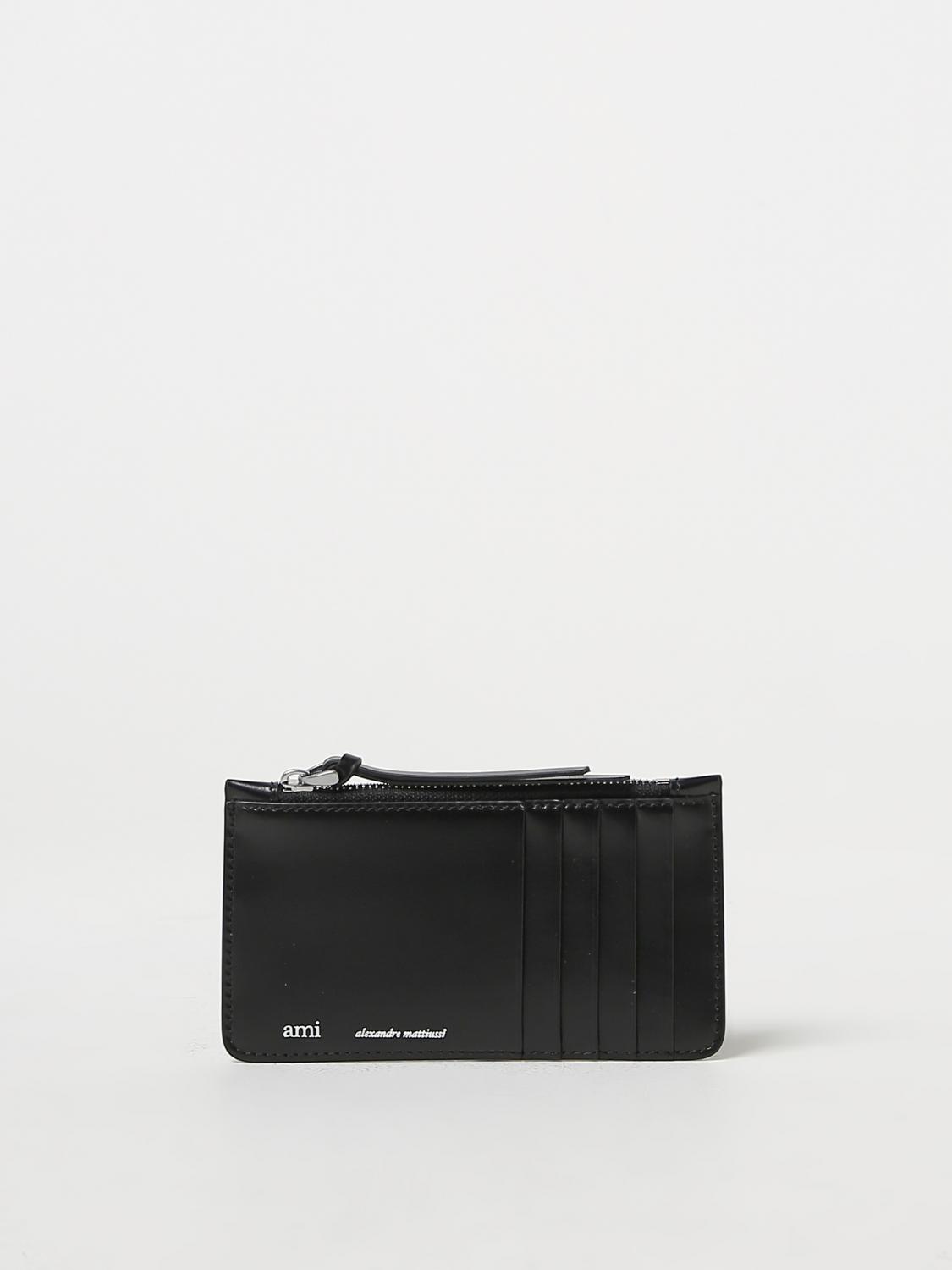 AMI PARIS: Wallet men - Black | Ami Paris wallet USL103801 online at ...