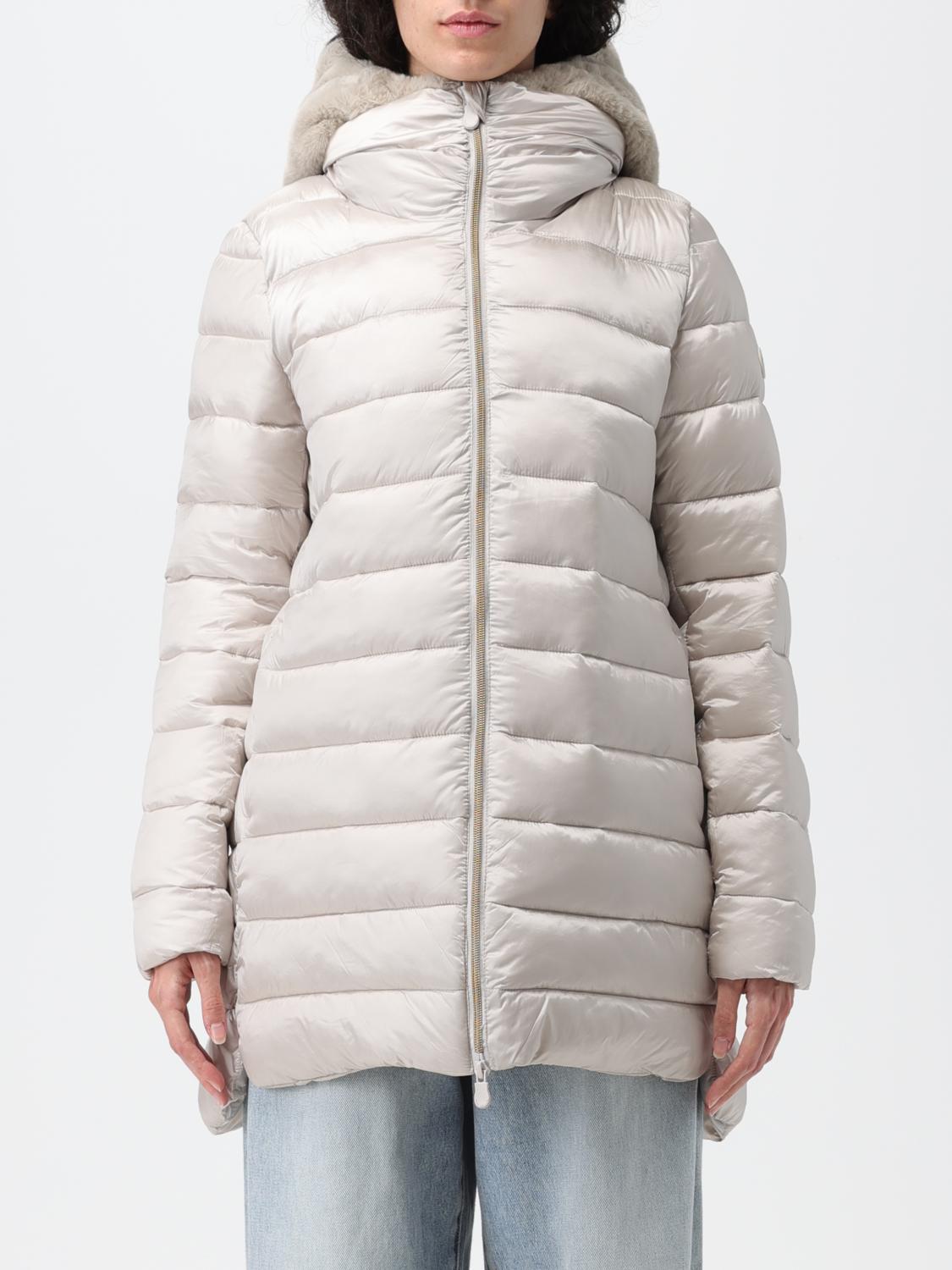 Save The Duck Outlet: Jacket woman - Beige | Save The Duck jacket ...