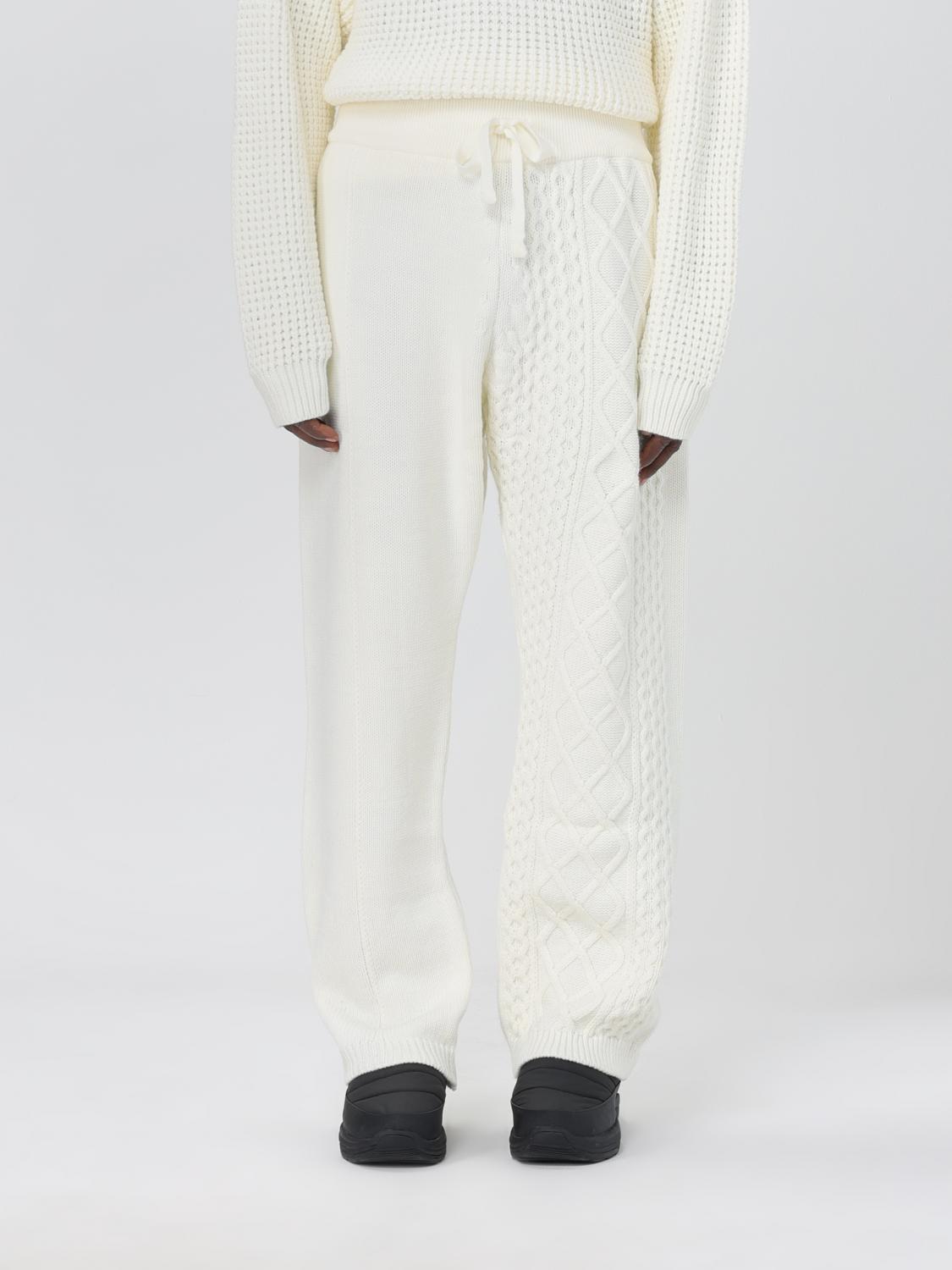 FAMILY FIRST: Pants men - White | Family First pants JOF2312 online at ...