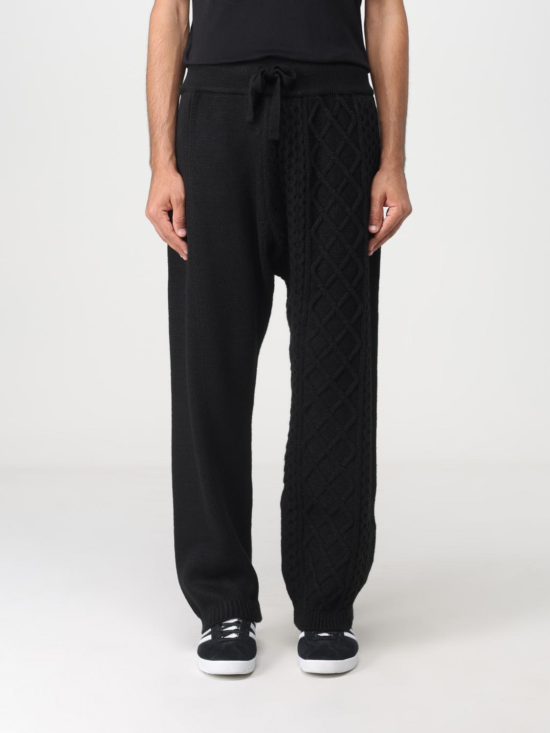 FAMILY FIRST: Pants men - Black | Family First pants JOF2312 online at ...