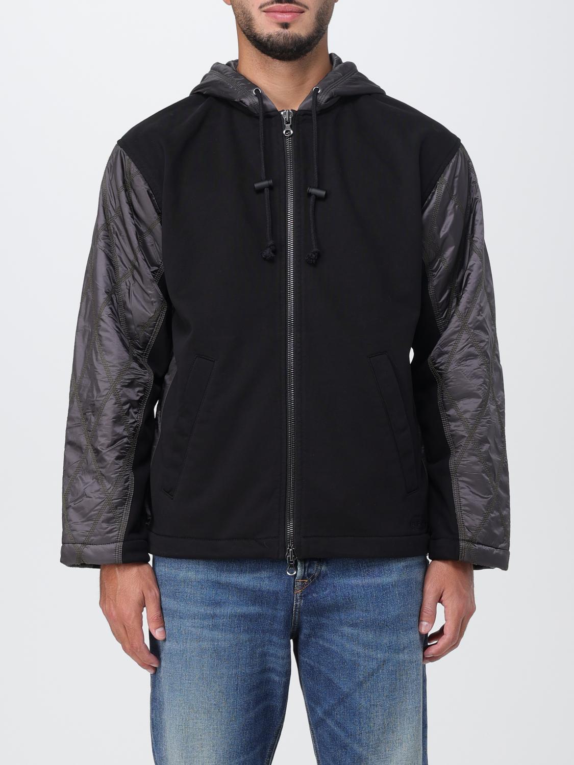 DIESEL: Jacket men - Black | Diesel jacket A104970CKAM online at GIGLIO.COM