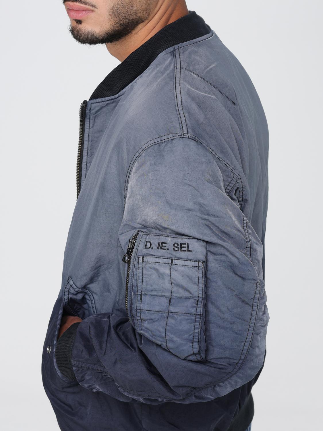 DIESEL: Jacket men - Black | Diesel jacket A105000DNAR online at GIGLIO.COM
