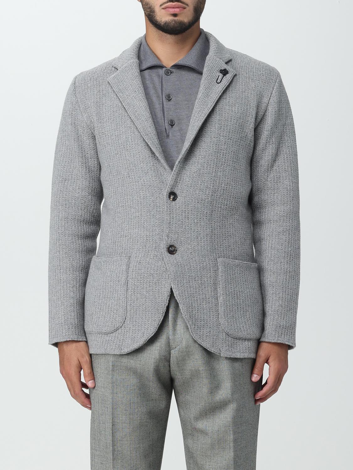 LARDINI: Blazer men - Grey | Lardini blazer ITLJM70IT61005 online at ...
