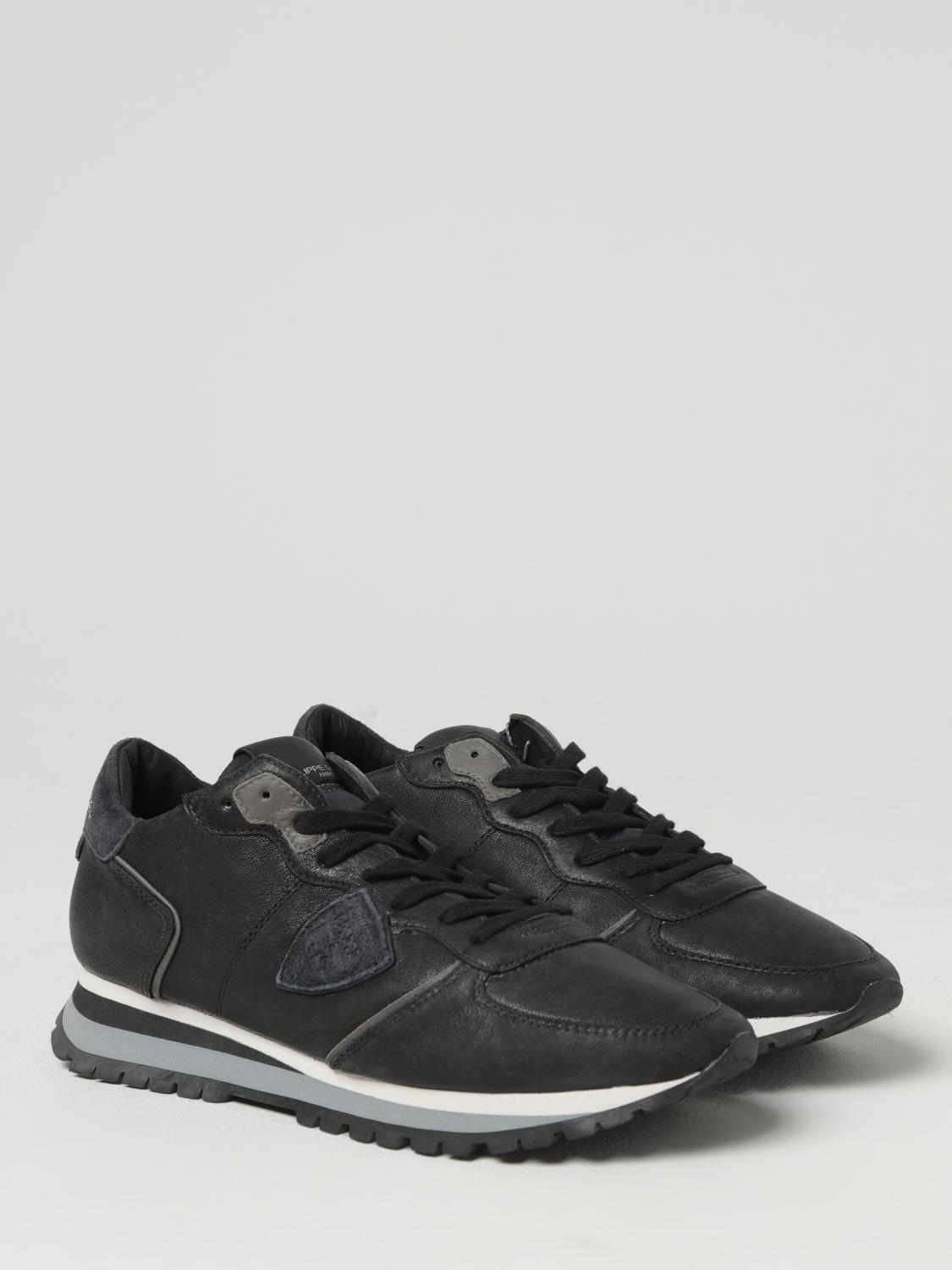 PHILIPPE MODEL: Sneakers men - Black | Philippe Model sneakers TZLU ...
