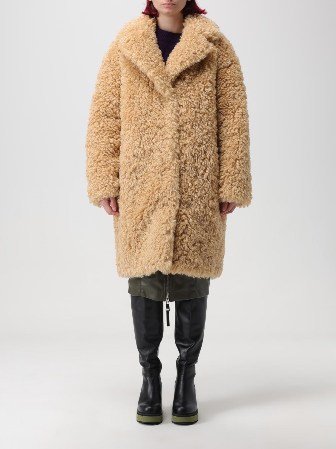 STAND STUDIO: Coat woman - Beige | Stand Studio coat 611379061 online ...