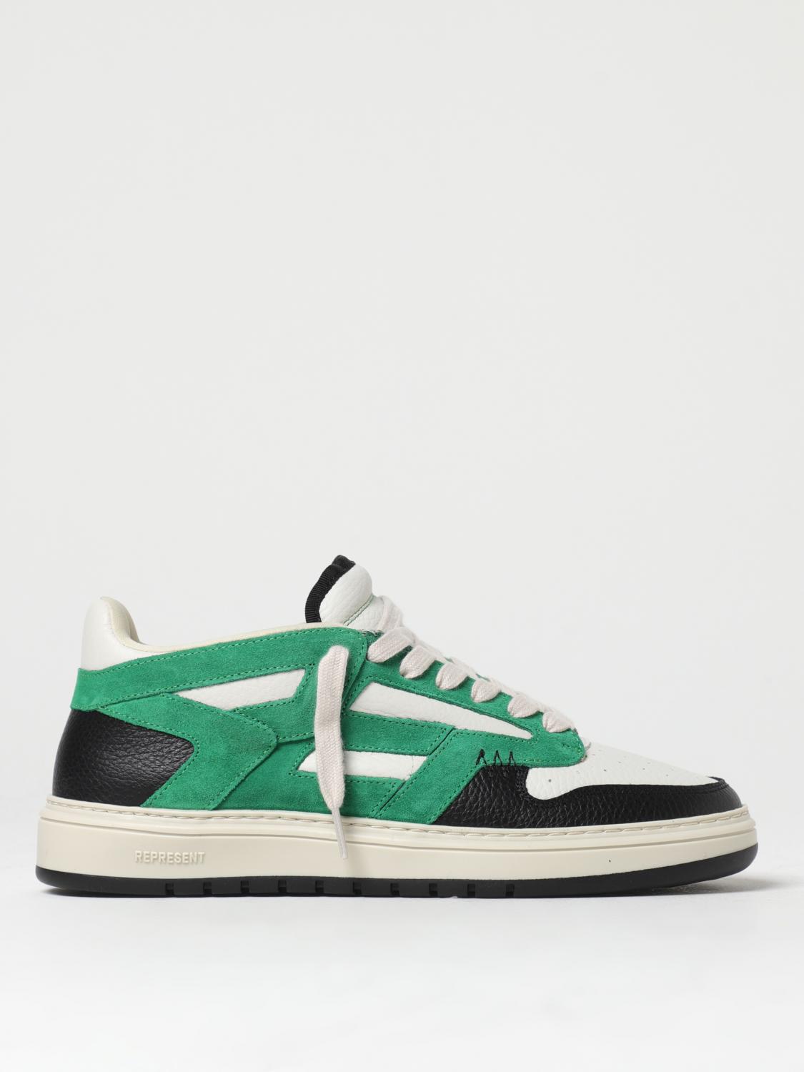 REPRESENT: Sneakers men - Green | Represent sneakers MC9001 online at ...